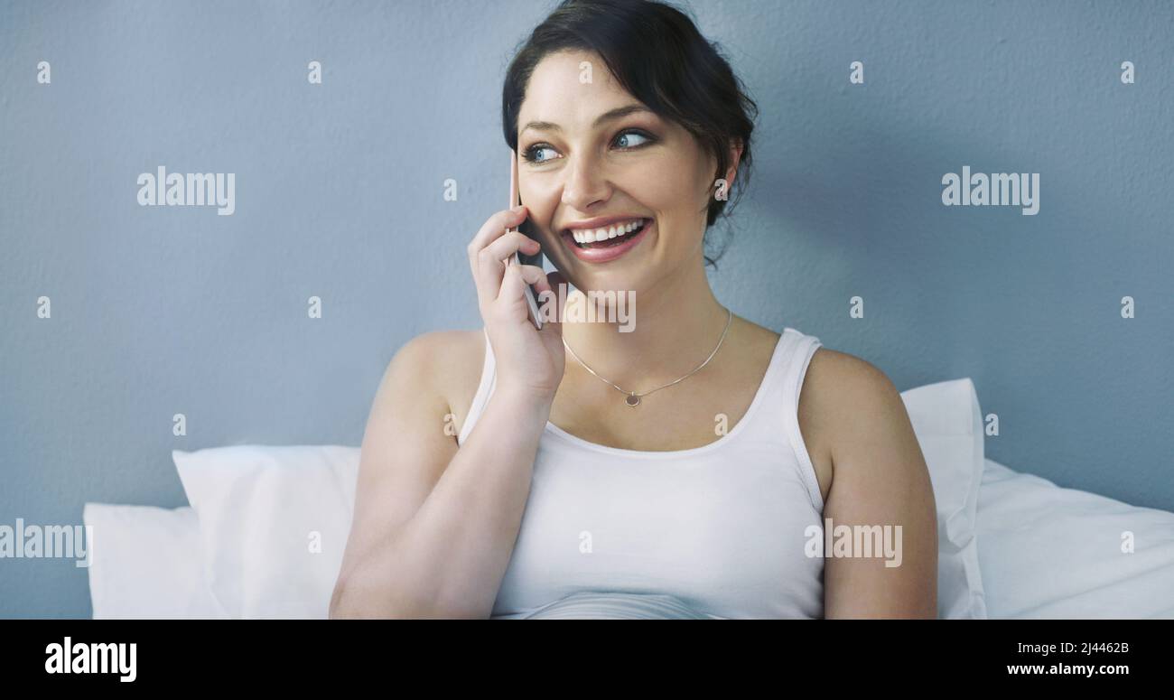 She woke up in a good mood today. Cropped shot of an attractive young ...