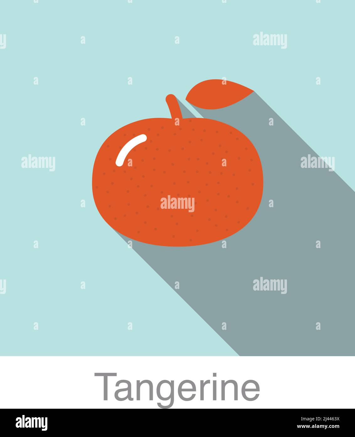 Tangerine vector vectors hi-res stock photography and images - Alamy
