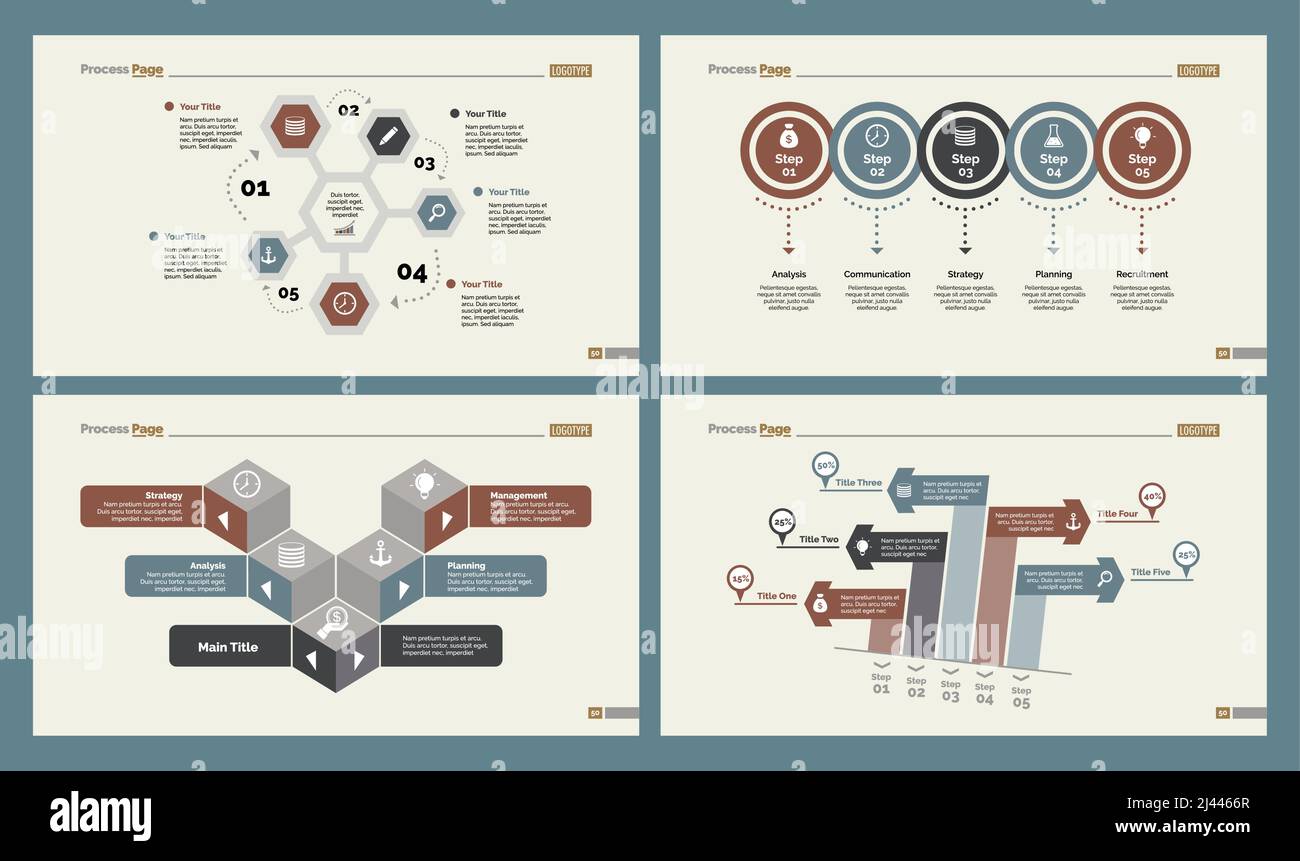 Infographic design set can be used for workflow layout, diagram, annual ...