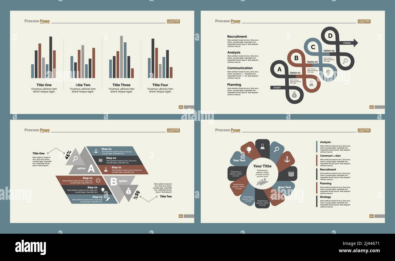 Infographic design set can be used for workflow layout, diagram, annual ...