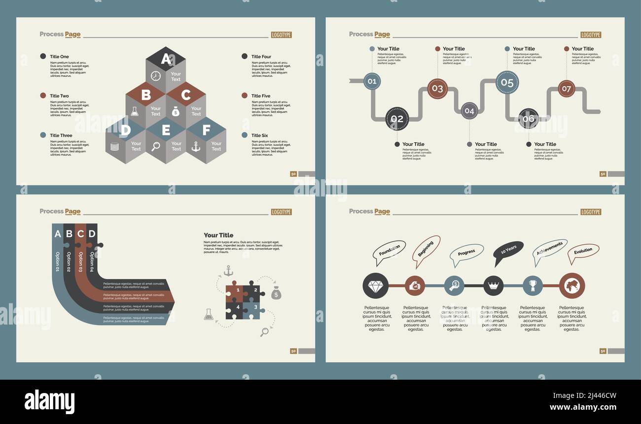 Infographic design set can be used for workflow layout, diagram, annual ...