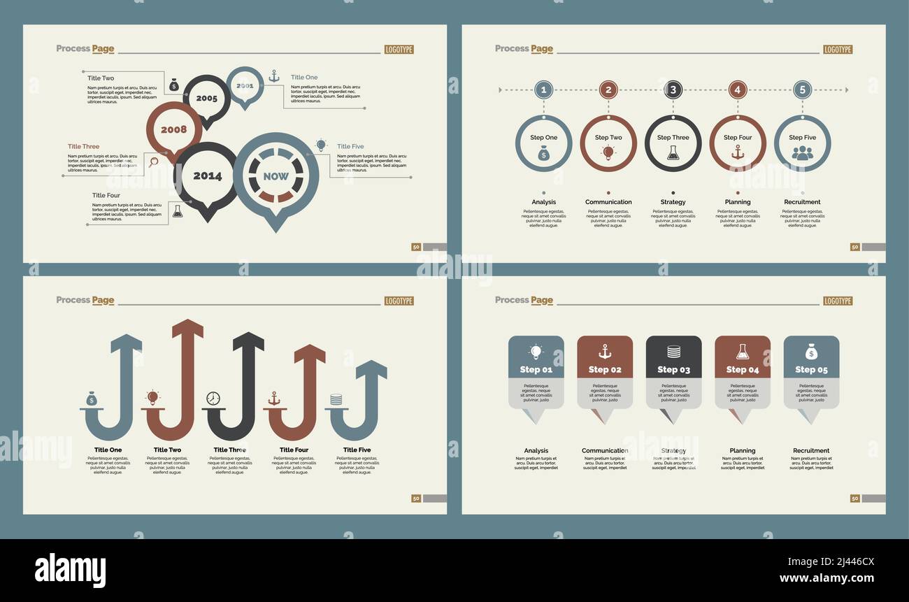 Infographic design set can be used for workflow layout, diagram, annual ...