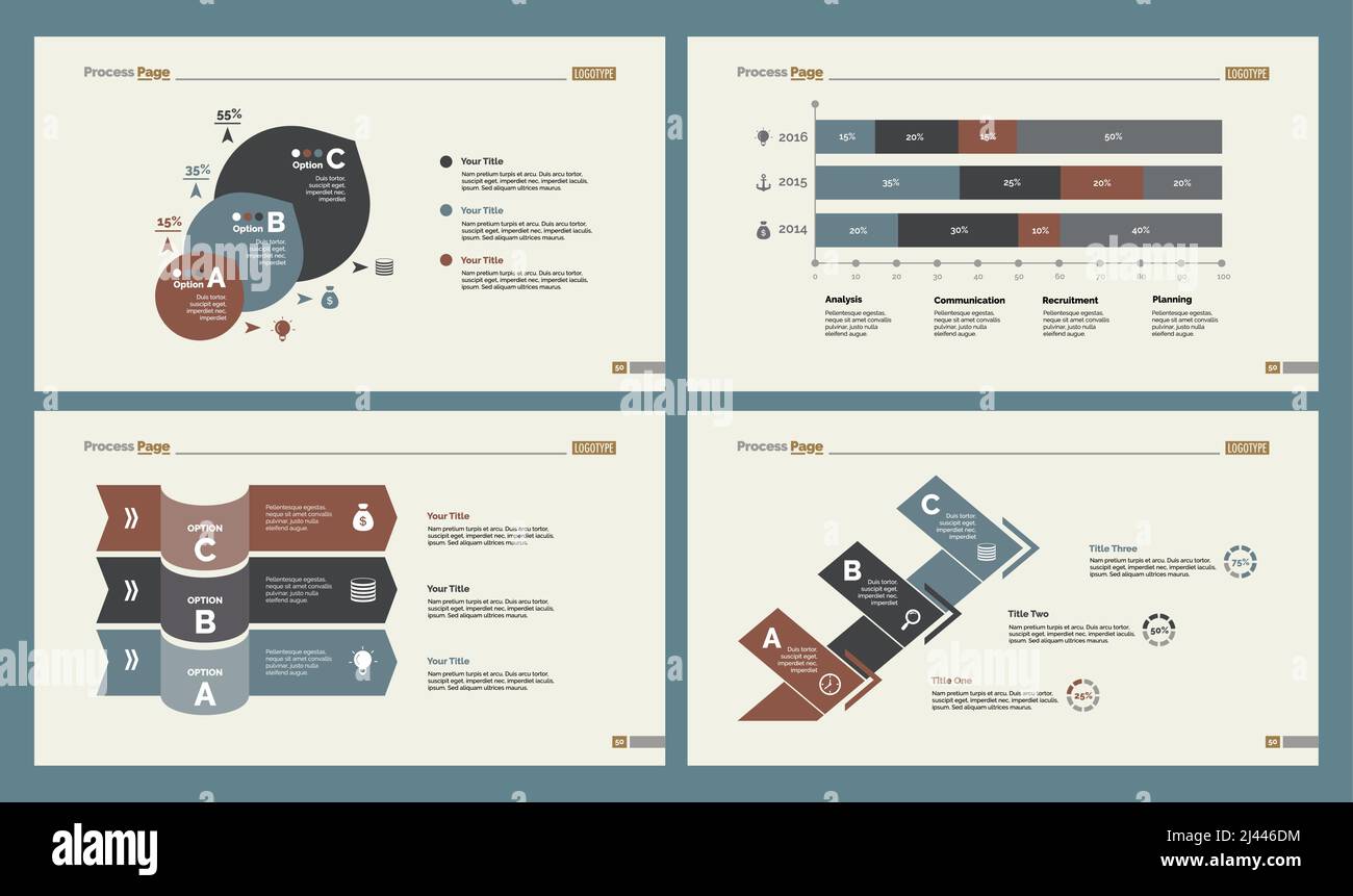 Infographic design set can be used for workflow layout, diagram, annual ...