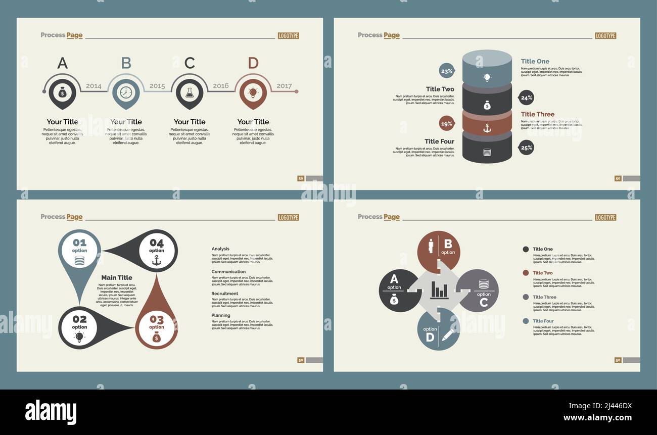 Infographic design set can be used for workflow layout, diagram, annual ...