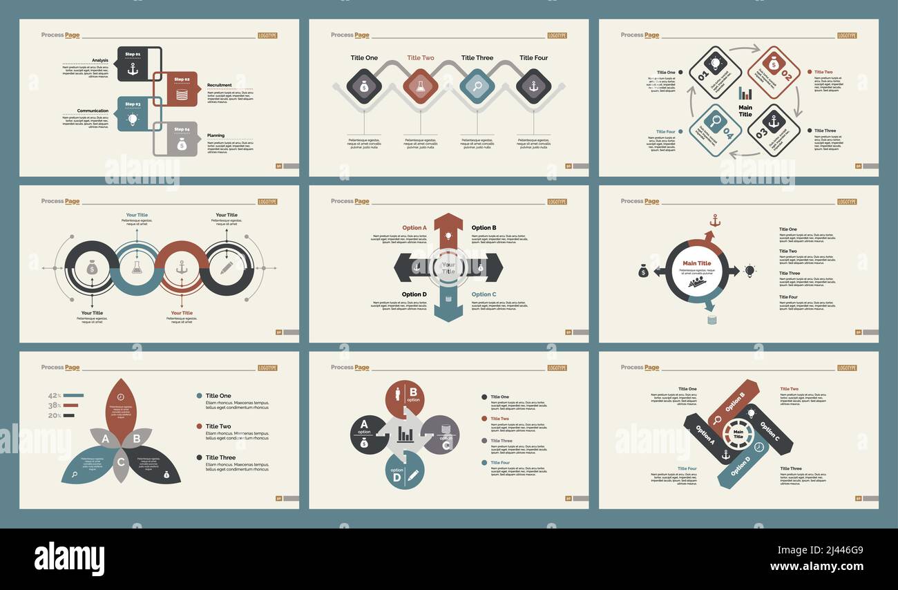Infographic design set can be used for workflow layout, diagram, annual ...