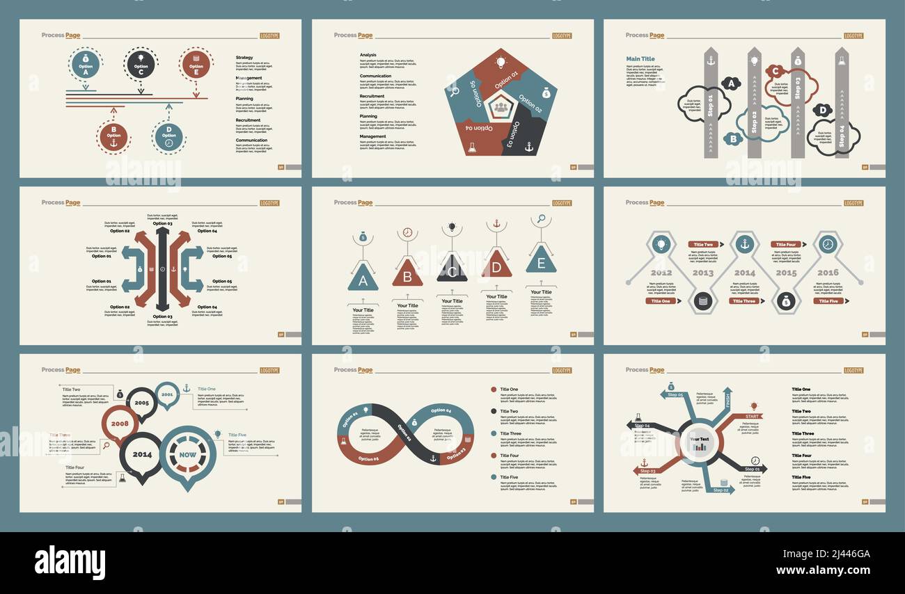 Infographic design set can be used for workflow layout, diagram, annual ...
