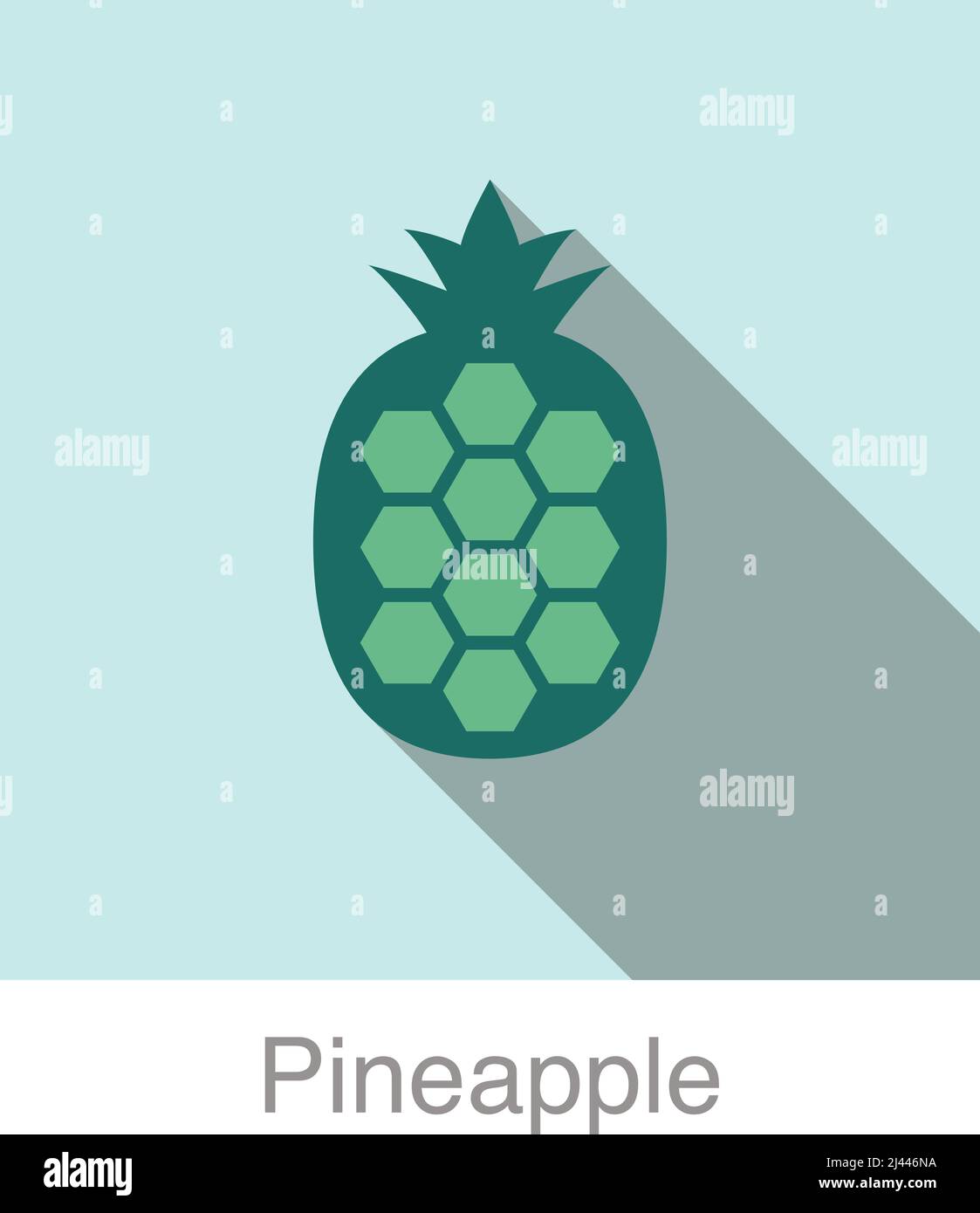 Food label pineapple Stock Vector Images - Alamy