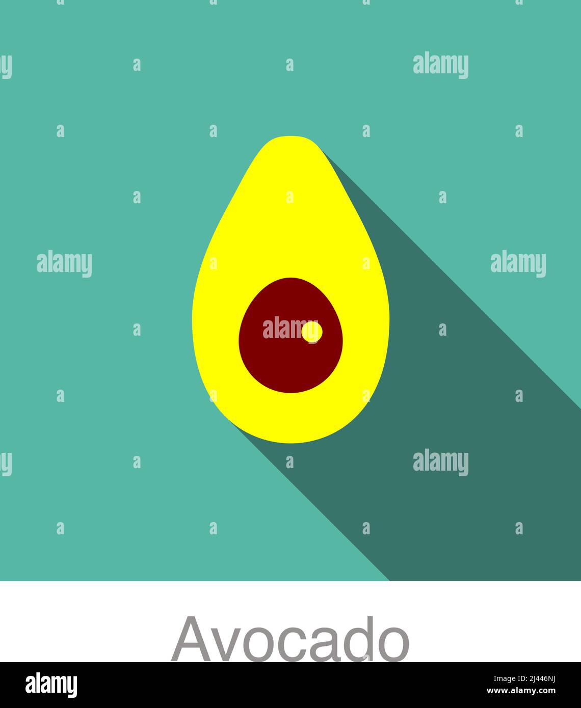 Sign avocado Stock Vector Images - Alamy