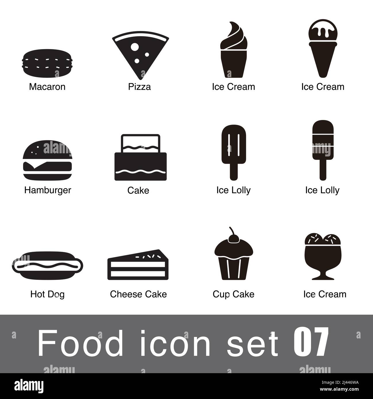 Restaurant linear icons signs hi-res stock photography and images - Alamy