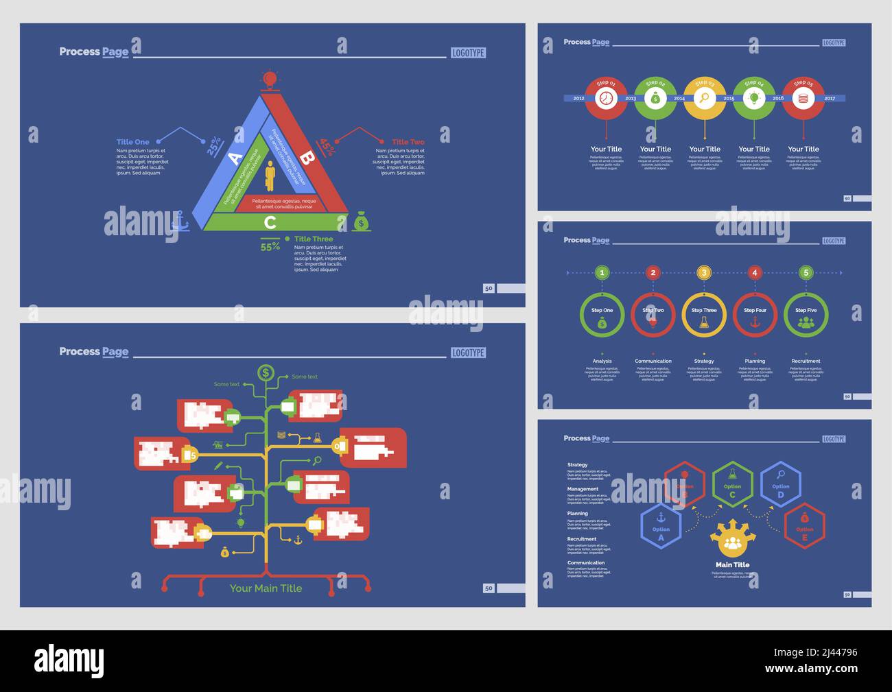 Infographic design set can be used for workflow layout, diagram, annual ...