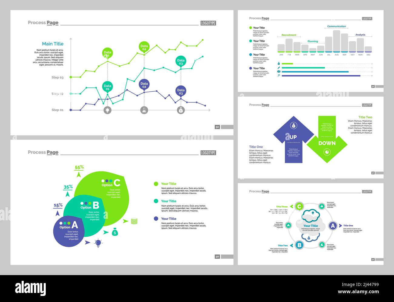Infographic design set can be used for workflow layout, diagram, annual ...