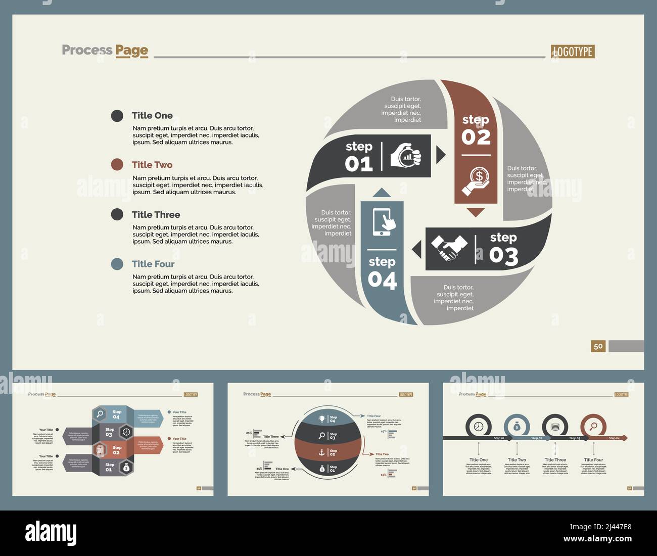 Infographic design set can be used for workflow layout, diagram, annual ...