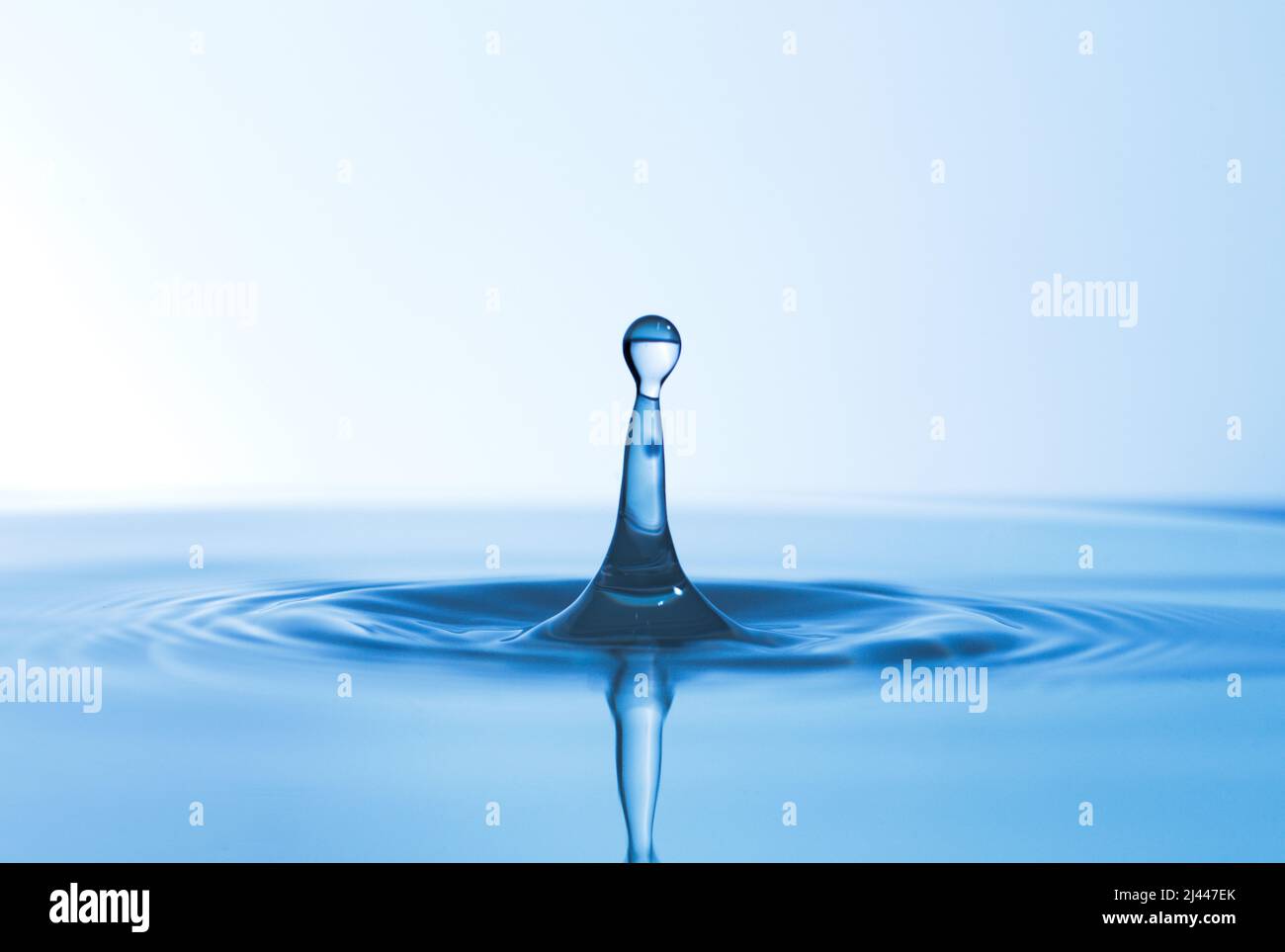 No drop too big, no drop too small. Abstract studio shot of a water ...