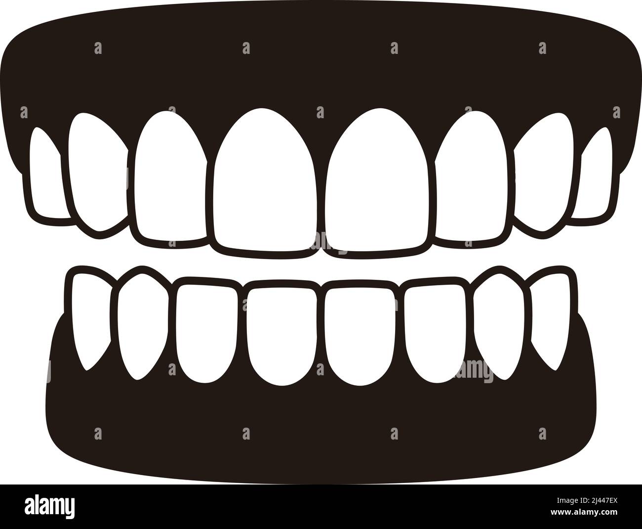 Human teeth model icon, vector illustration Stock Vector Image & Art ...