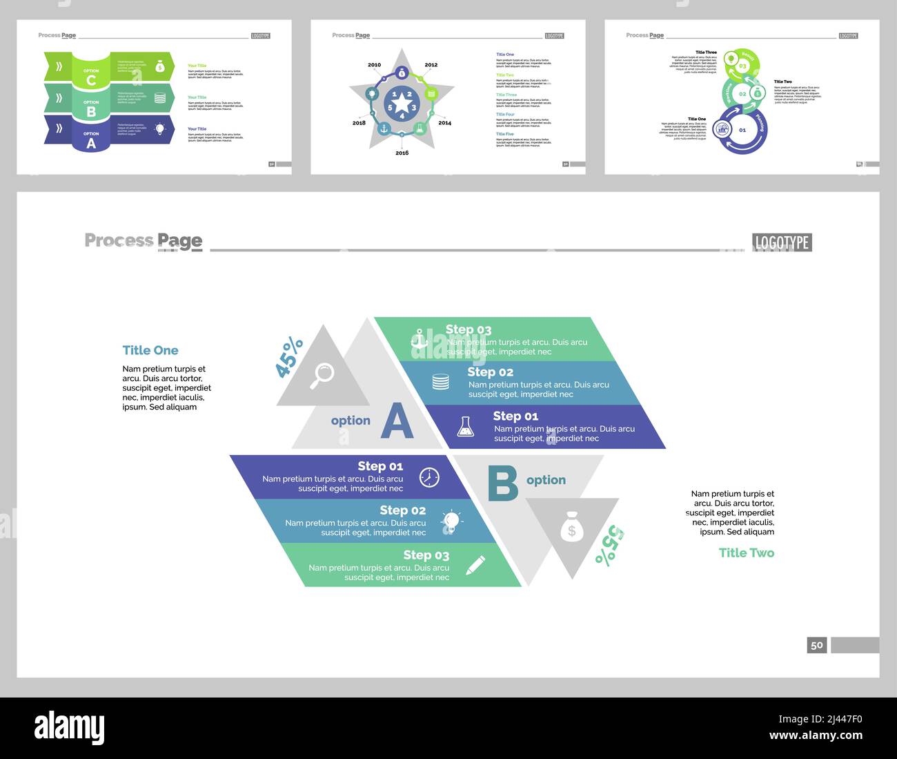 Infographic design set can be used for workflow layout, diagram, annual ...
