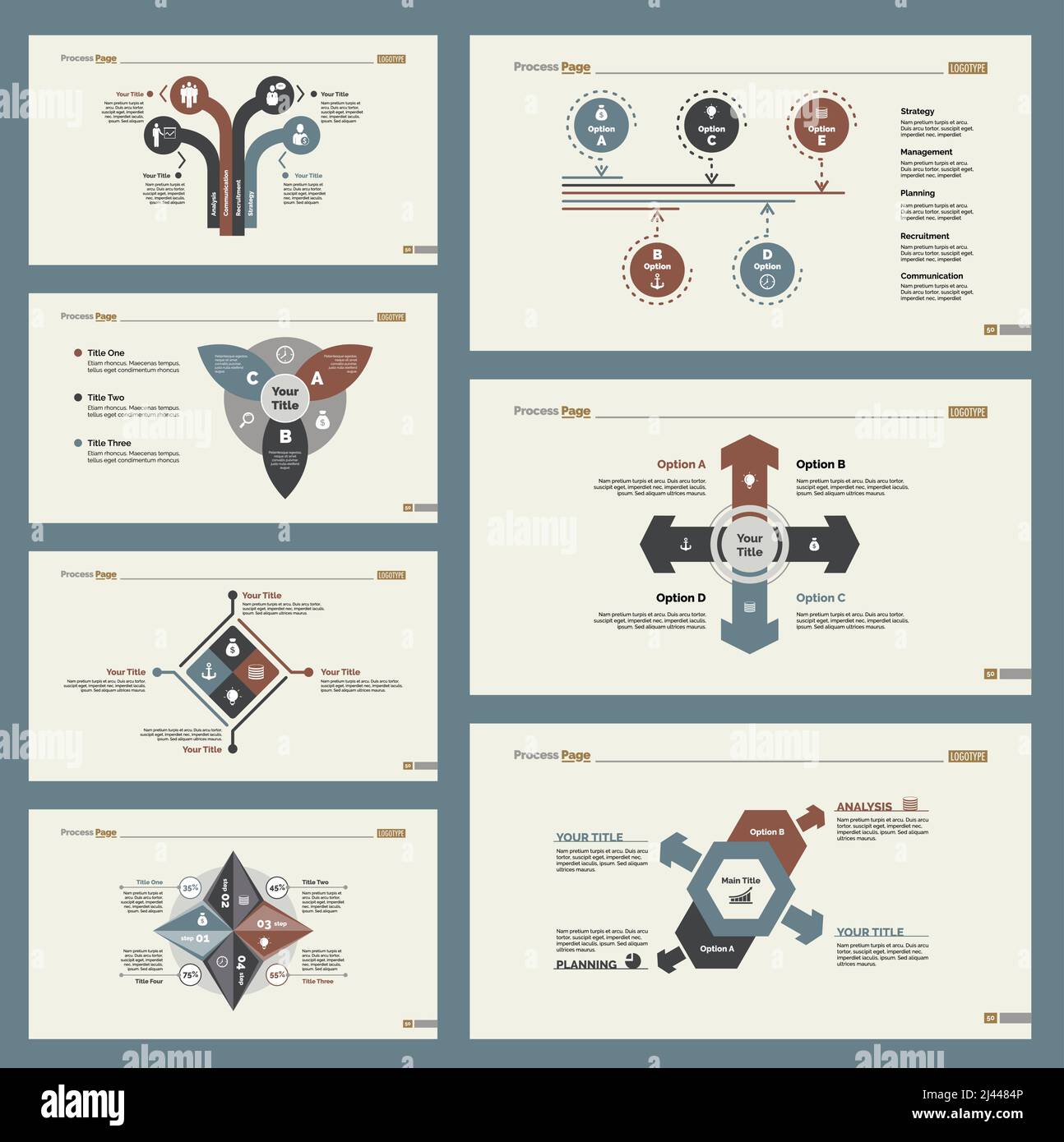 Infographic design set can be used for workflow layout, diagram, annual ...