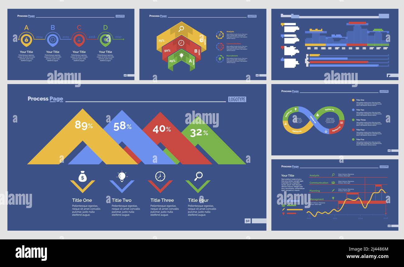 Infographic design set can be used for workflow layout, diagram, annual ...