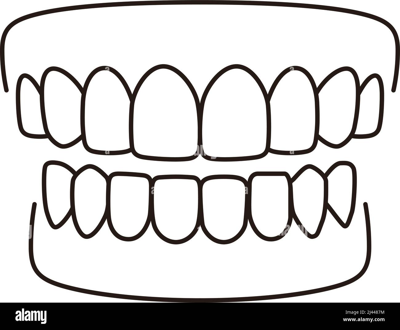 Human teeth model icon, vector illustration Stock Vector Image & Art ...