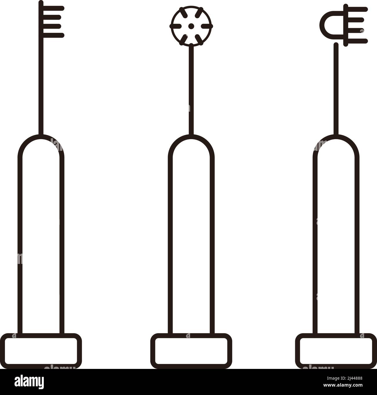 Electronic toothbrush icon, vector illustration Stock Vector Image ...