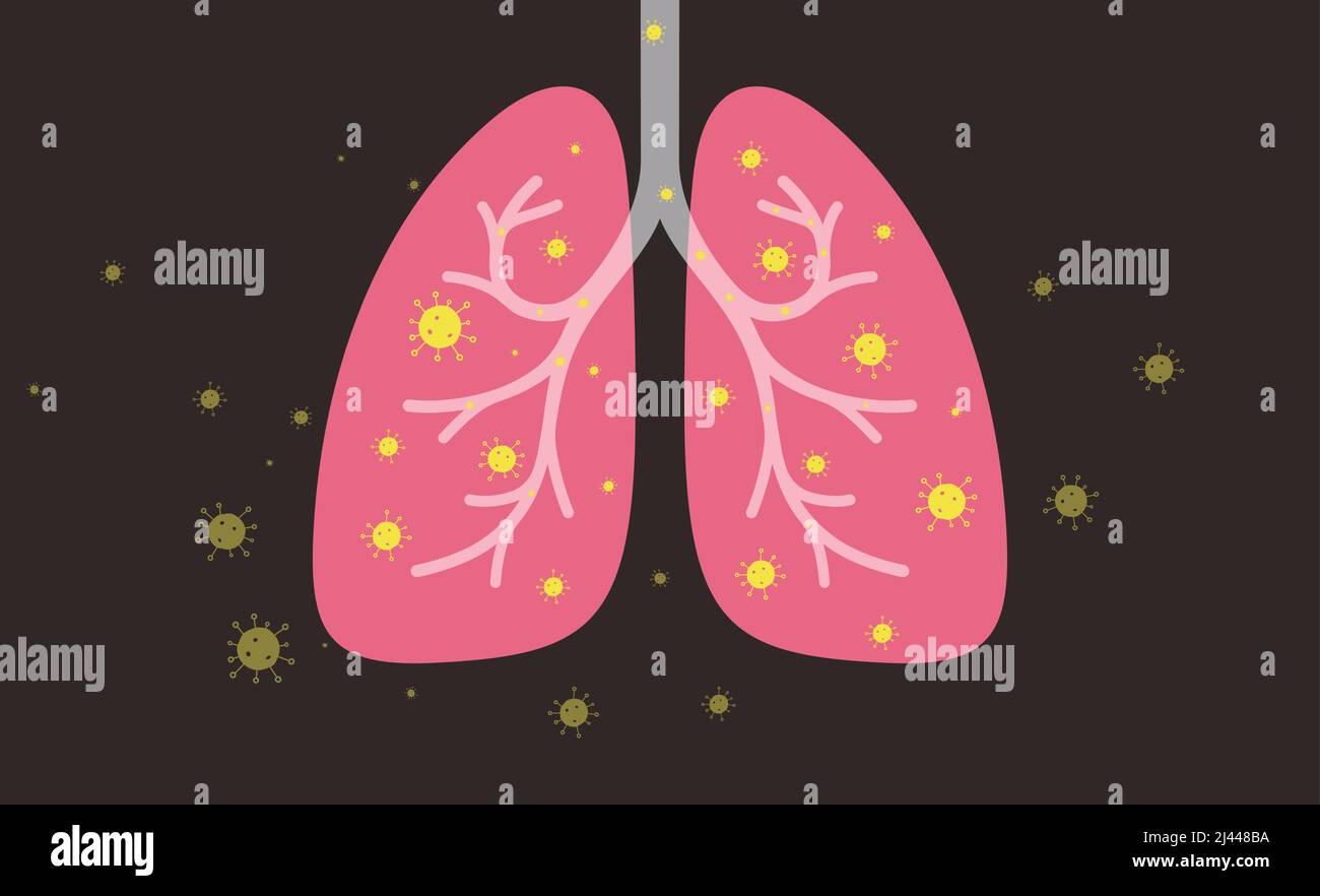 Healthcare lung symbol Stock Vector Images - Alamy