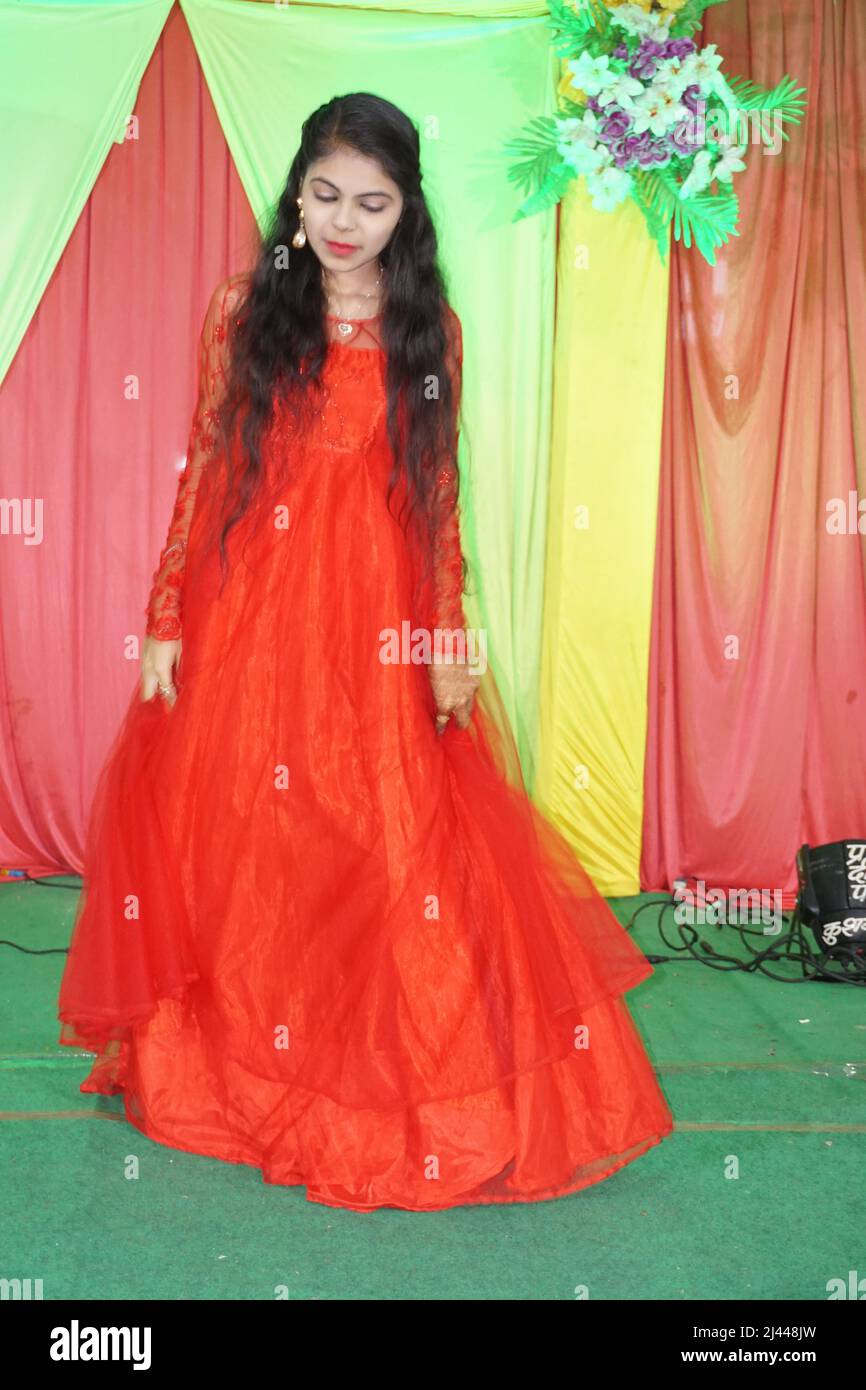 Womens day Concept : Indian People in colorful cloths and dancing ...