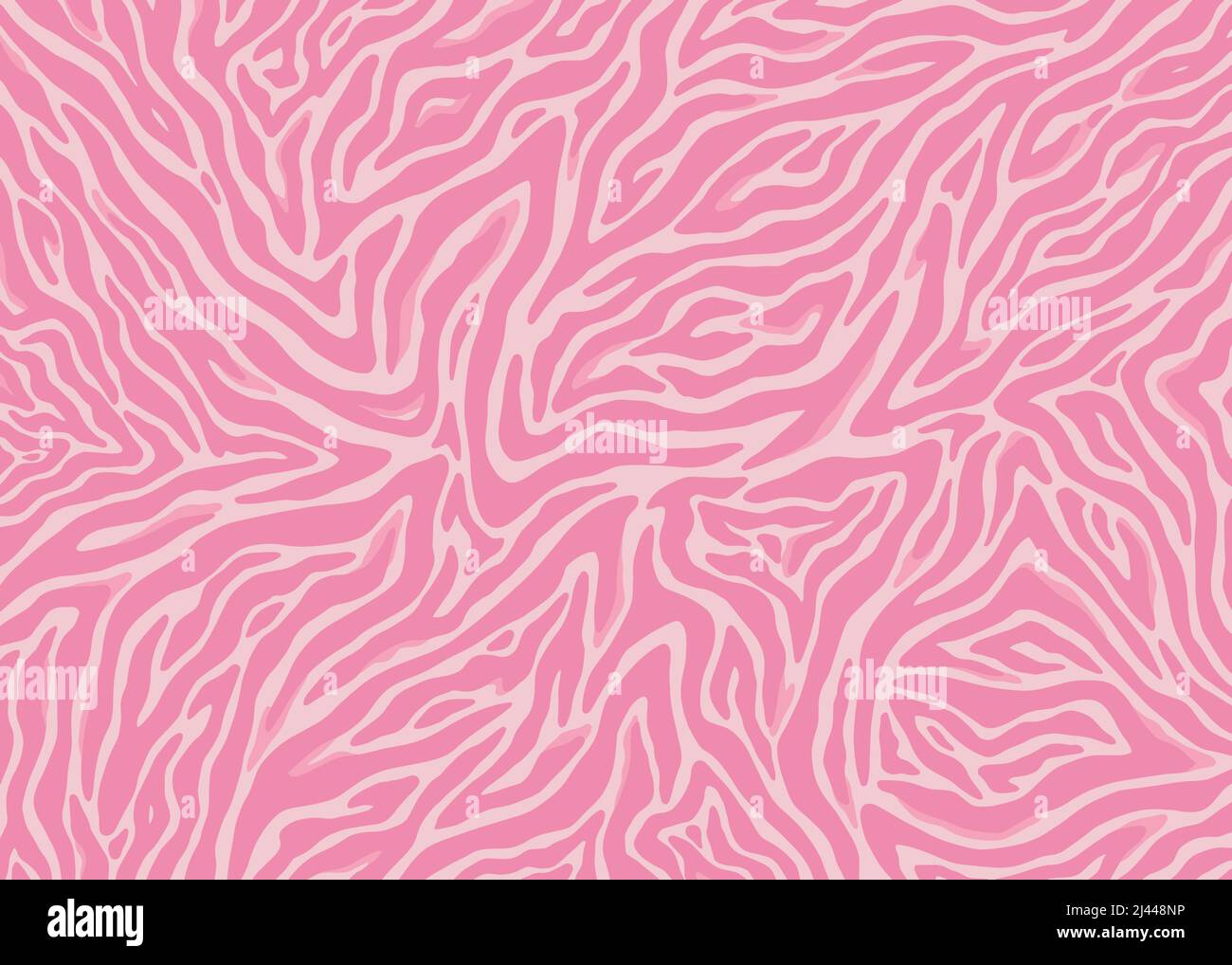 Pink Zebra pattern animal print. Digital illustration background Stock ...