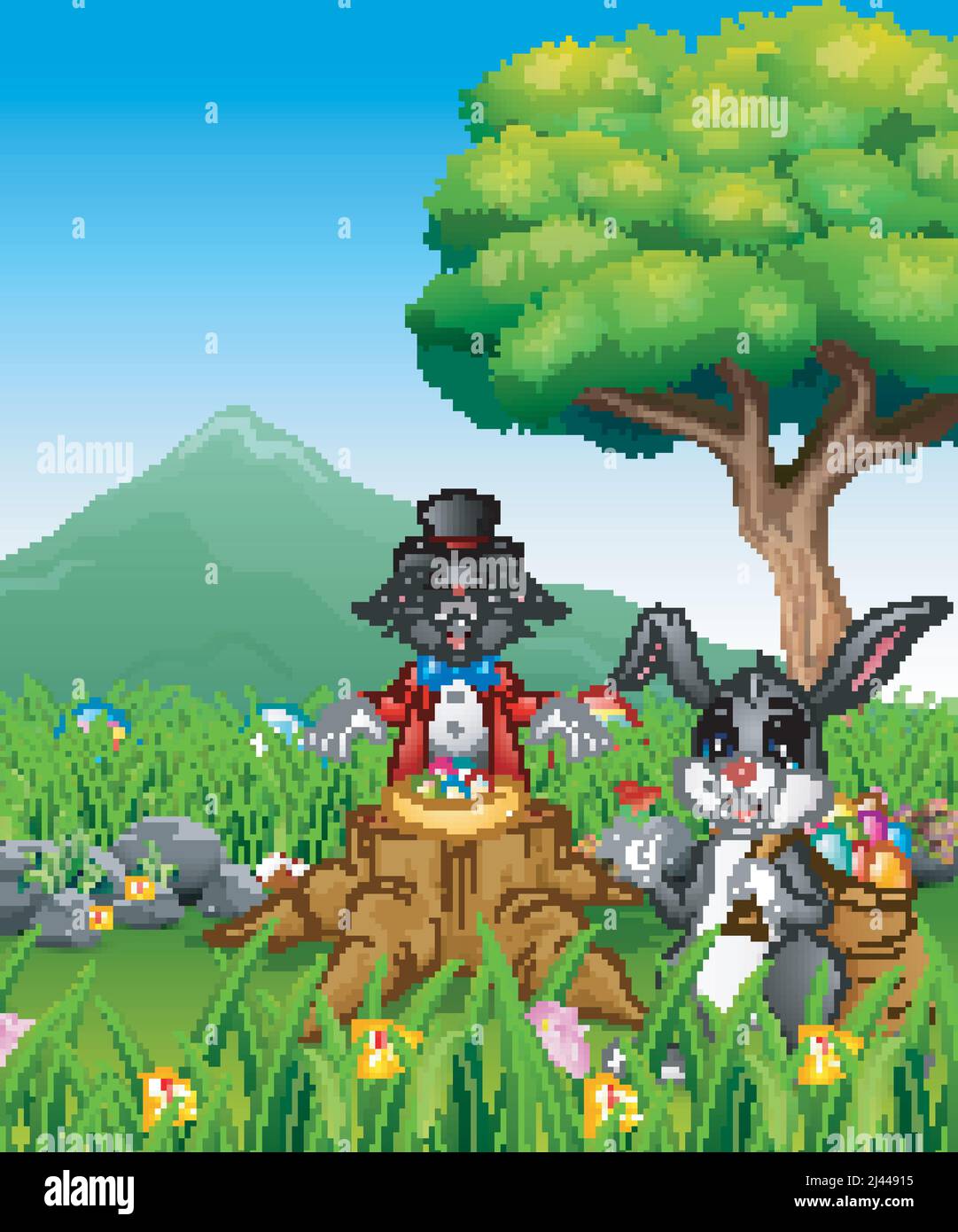 Sheer mountain Stock Vector Images - Alamy