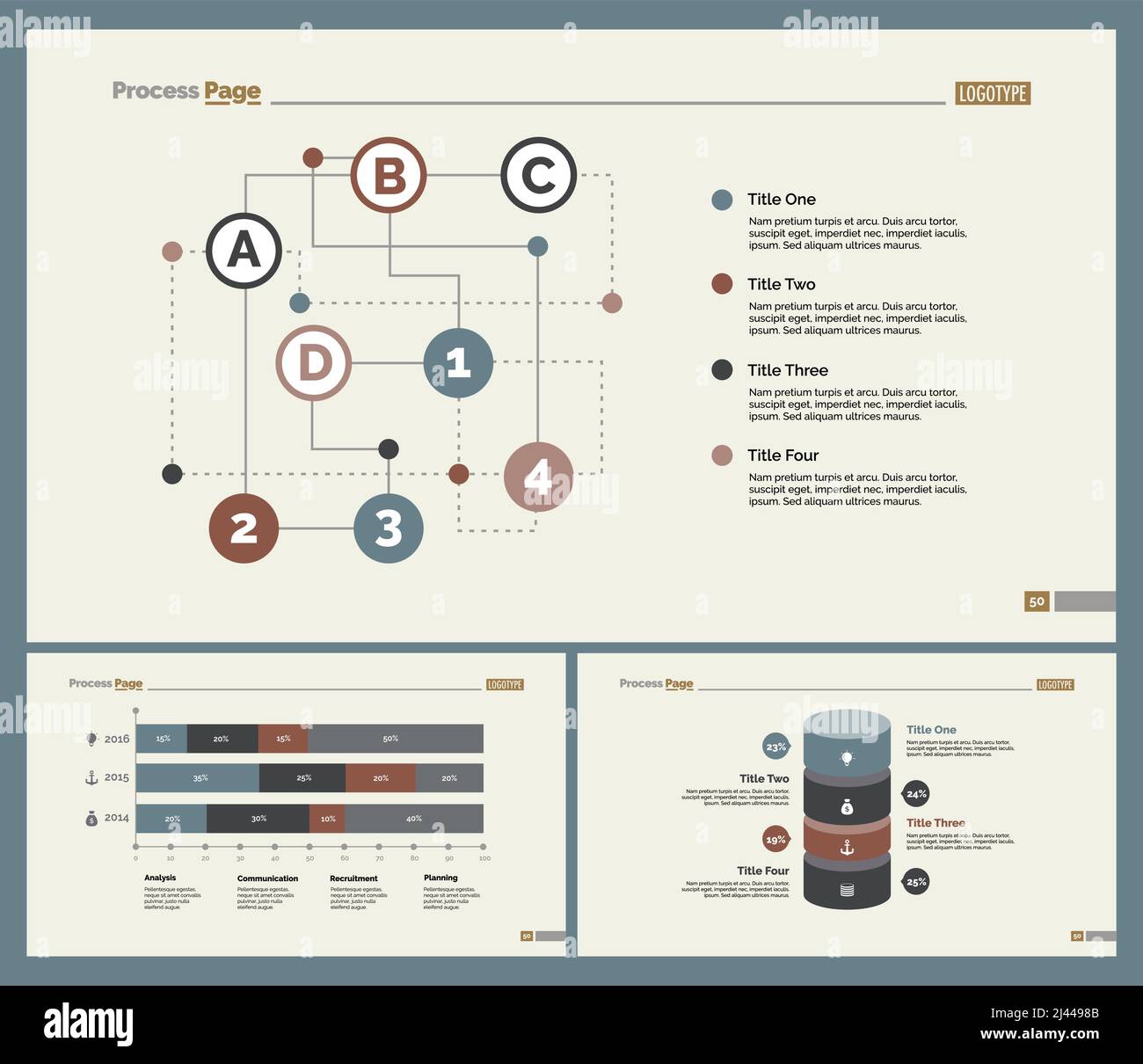 Infographic design set can be used for workflow layout, diagram, annual ...