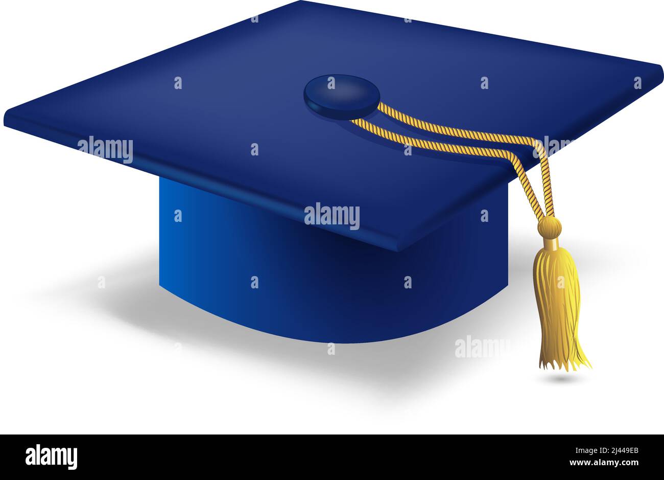 Graduation cap. Design element. For banners, posters, leaflets and ...