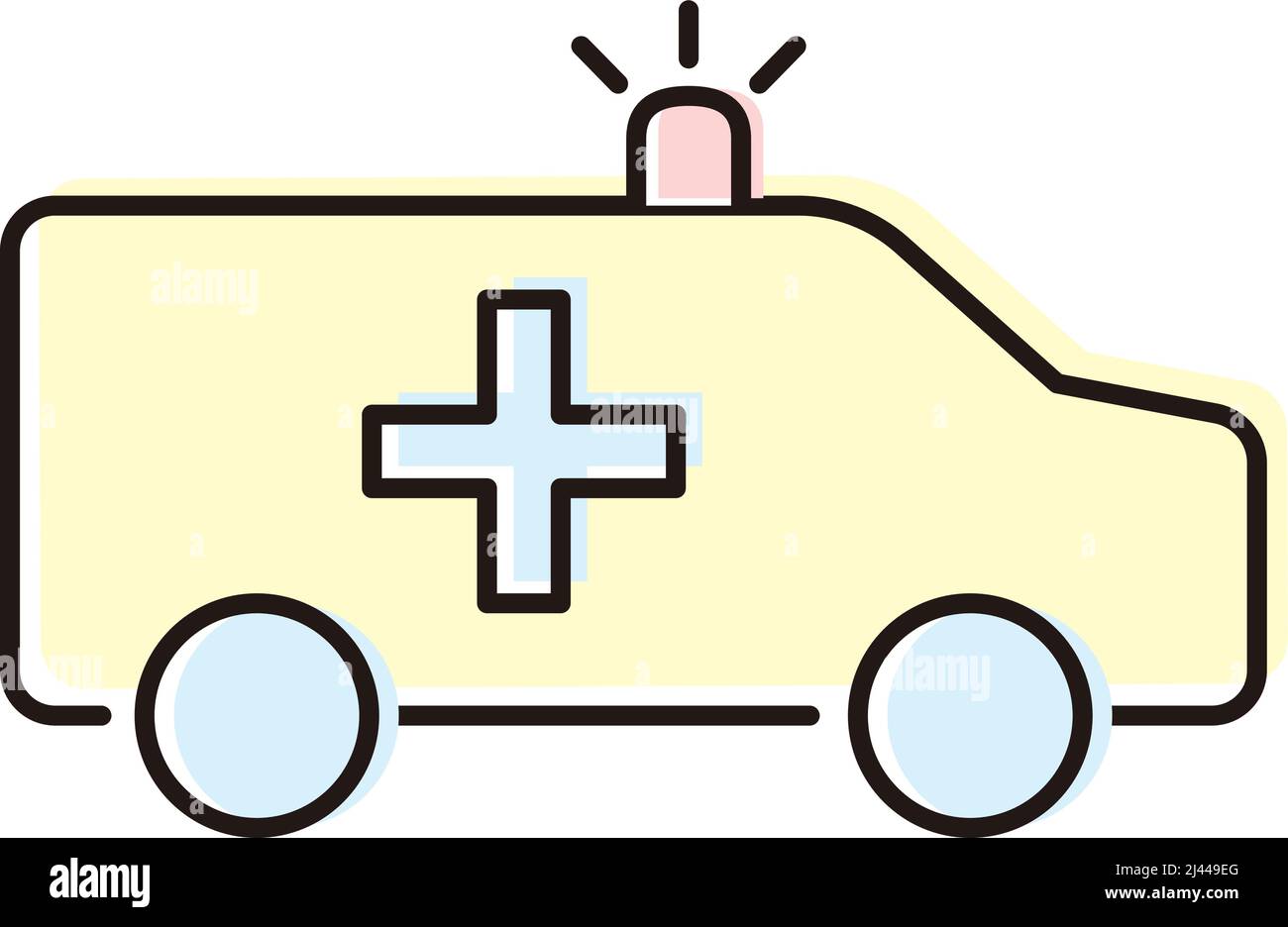 Ambulance vector vectors hi-res stock photography and images - Alamy