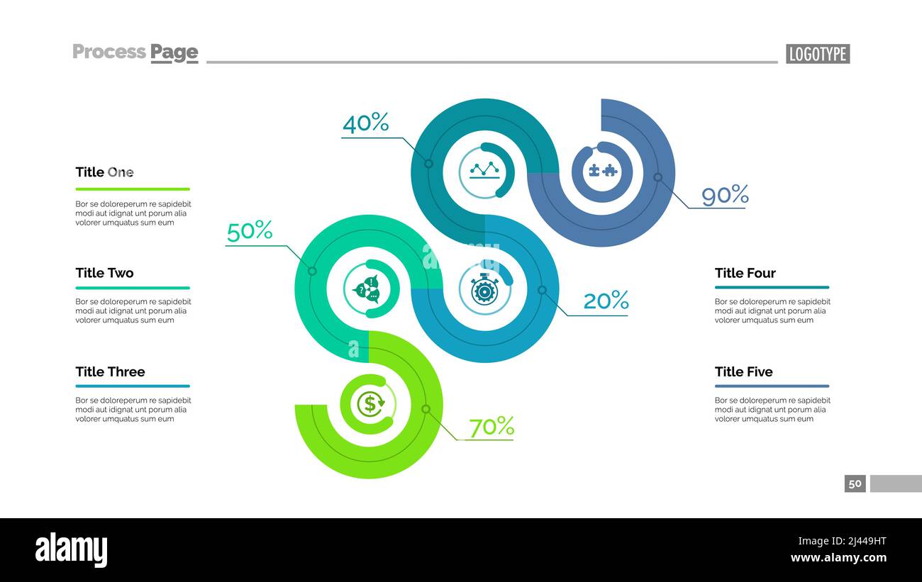Achieving goals slide template. Business data. Graph, diagram, design ...