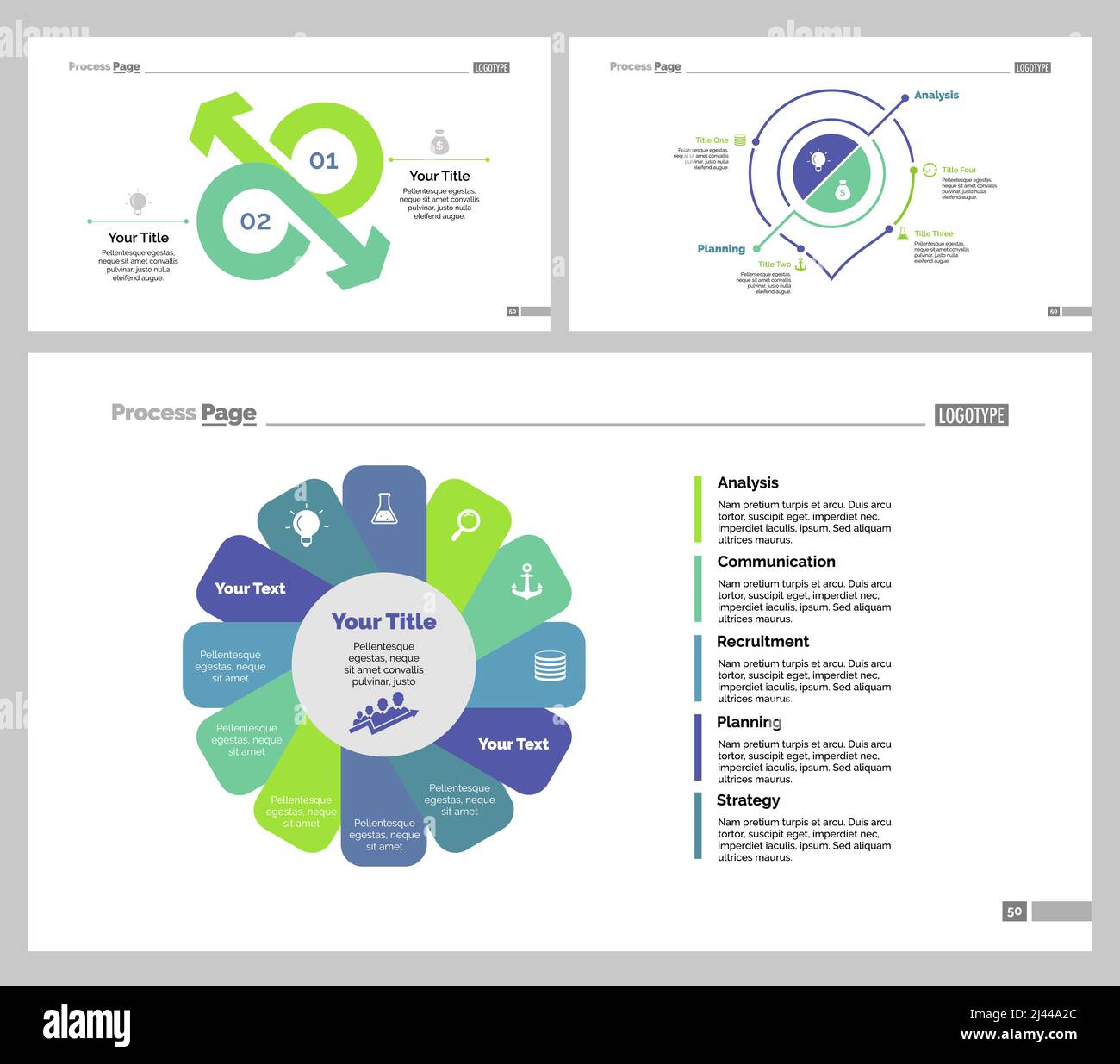 Infographic design set can be used for workflow layout, diagram, annual ...