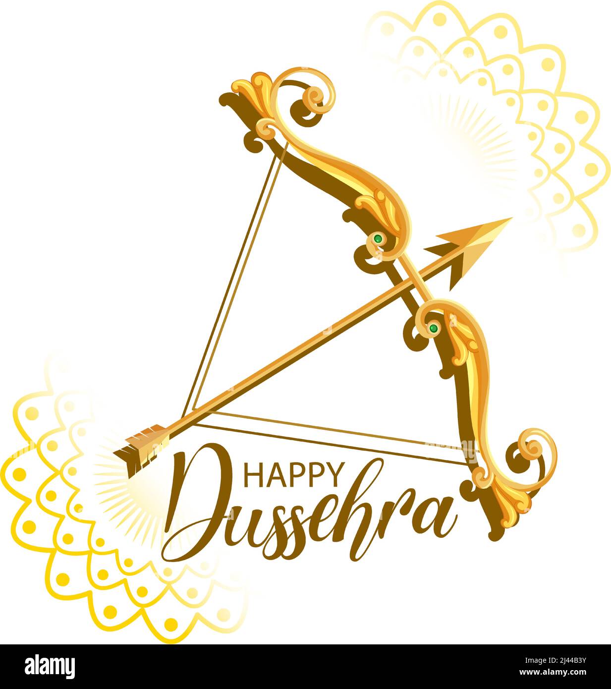 Happy Dussehra festival poster design illustration Stock Vector Image ...