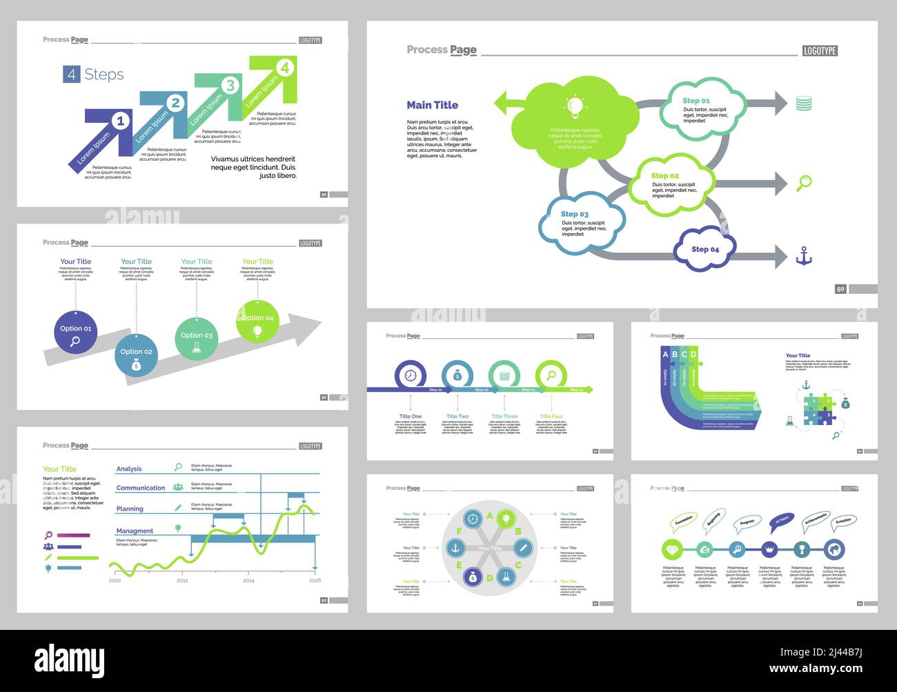 Infographic design set can be used for workflow layout, diagram, annual ...