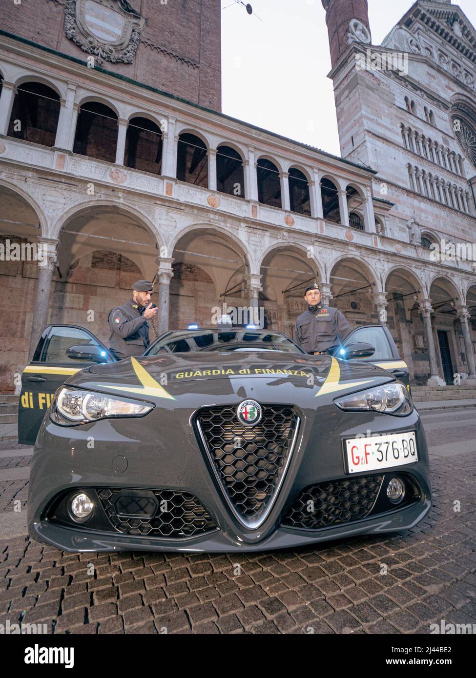 IRs Guardia di Finanza tax police force officer and patrol in Piazza ...