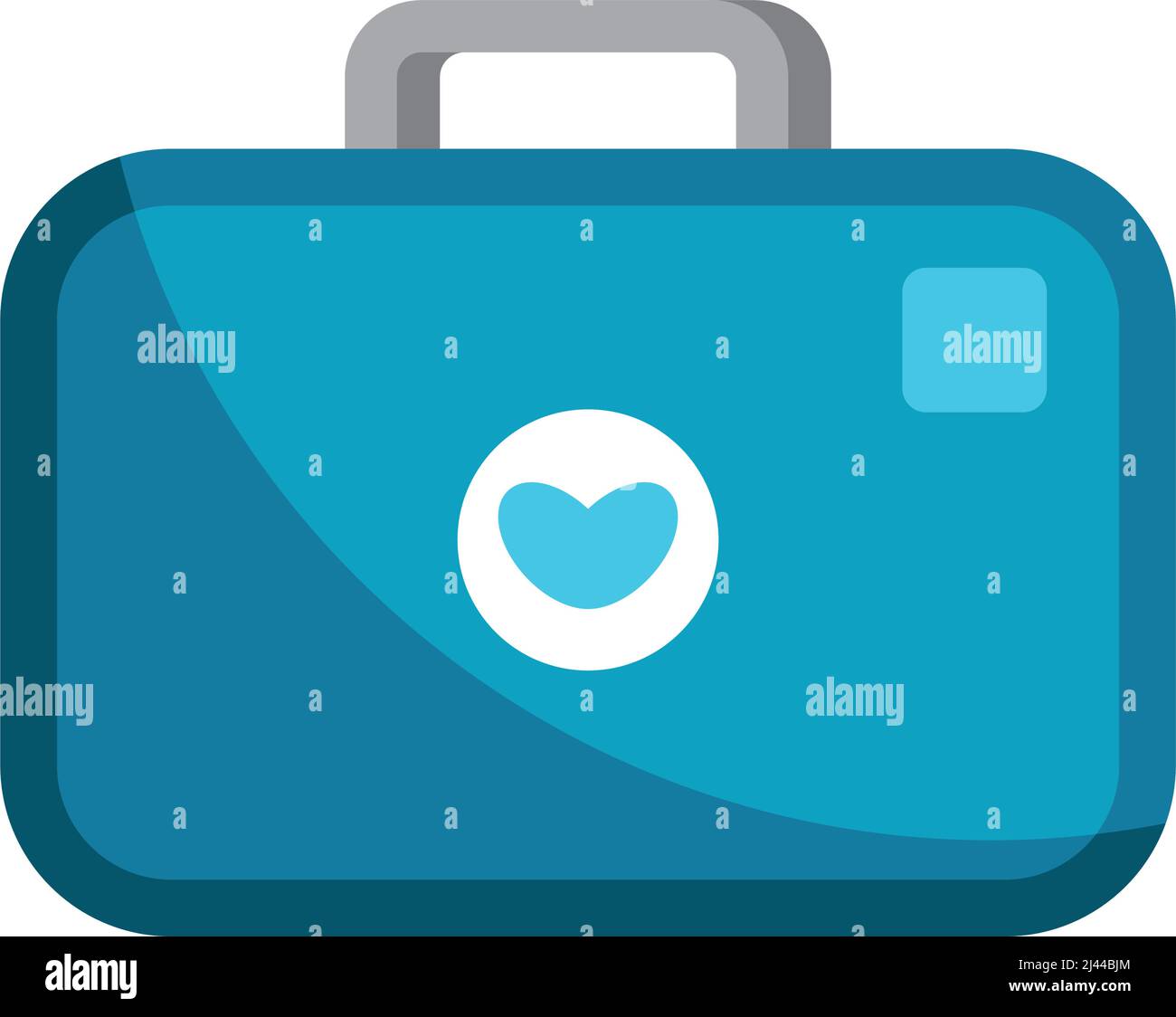 blue medical kit handle icon Stock Vector Image & Art - Alamy