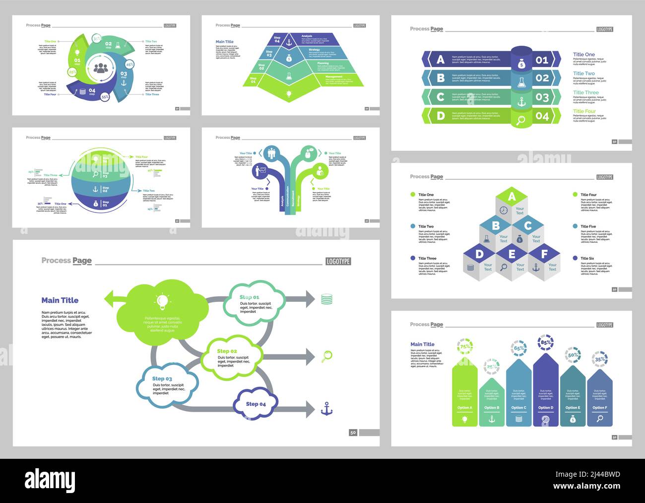 Infographic design set can be used for workflow layout, diagram, annual ...