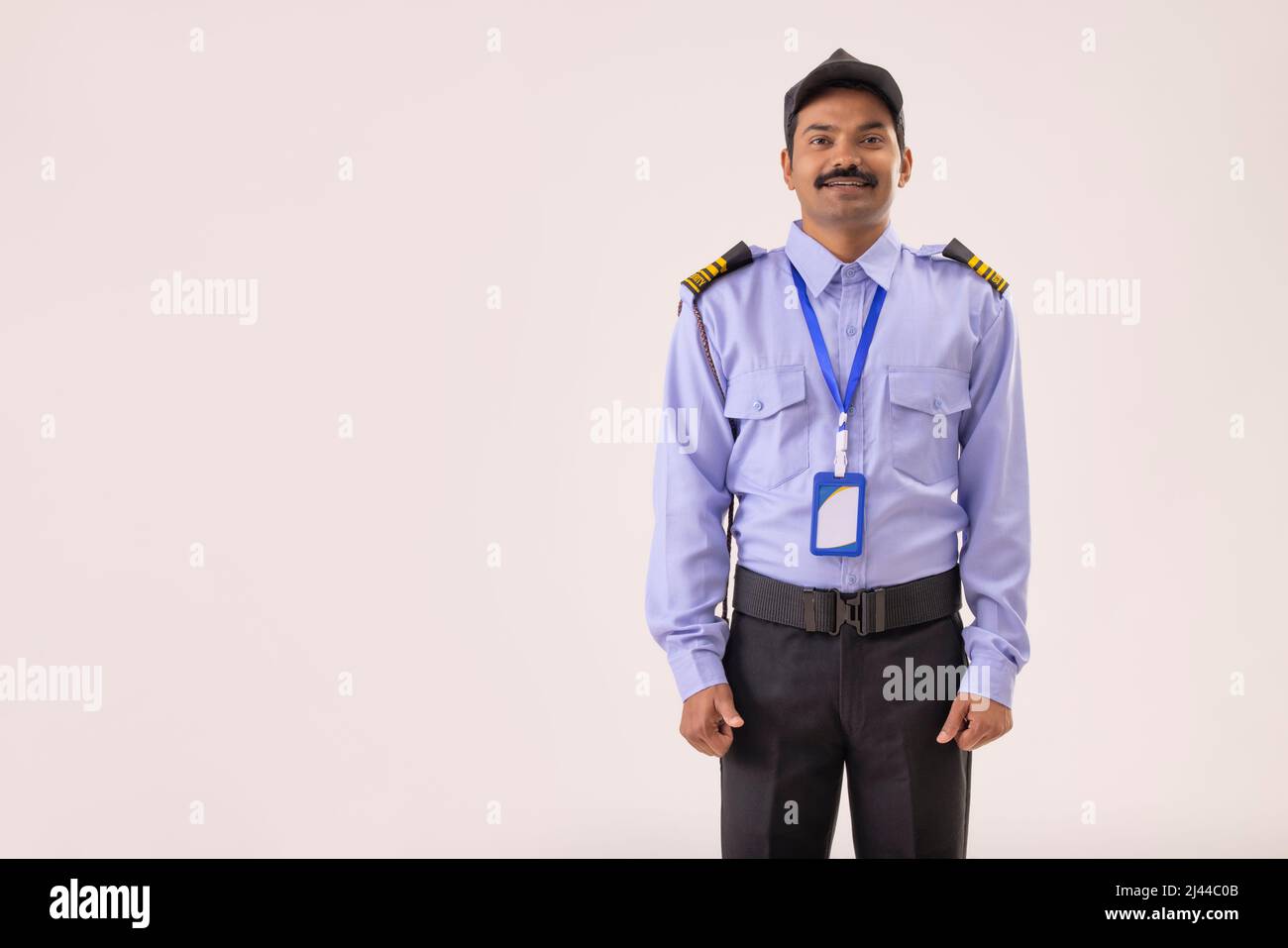 Indian security guard in front hi-res stock photography and images - Alamy