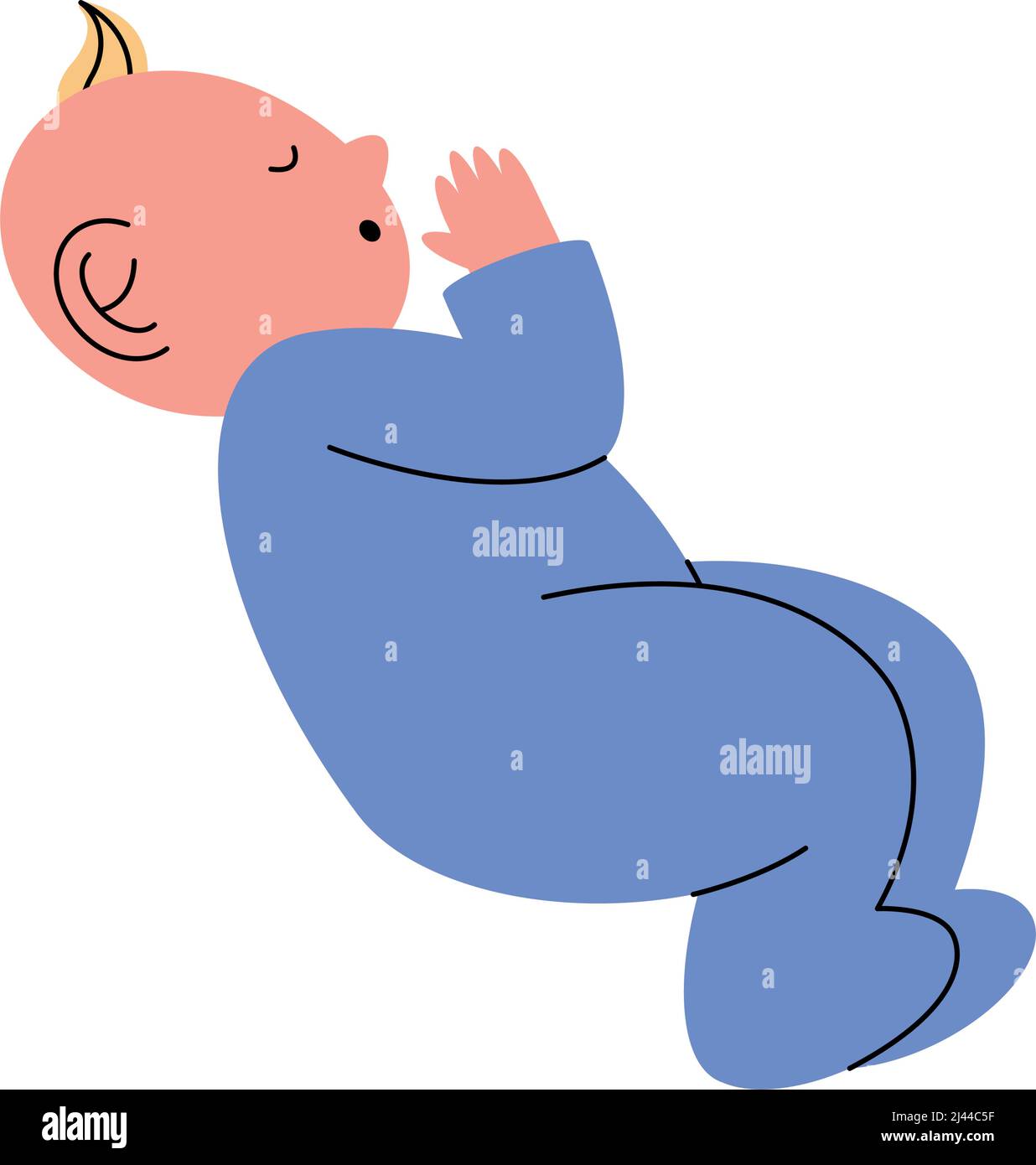 cute little baby comic character Stock Vector Image & Art - Alamy