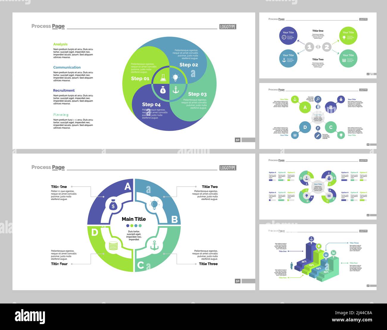 Infographic design set can be used for workflow layout, diagram, annual ...