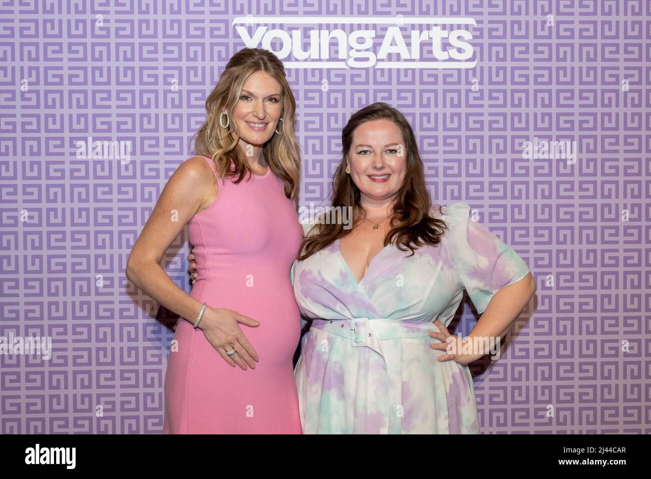 New York, USA. 11th Apr, 2022. (L-R) Sarah Arison and Zuzanna ...