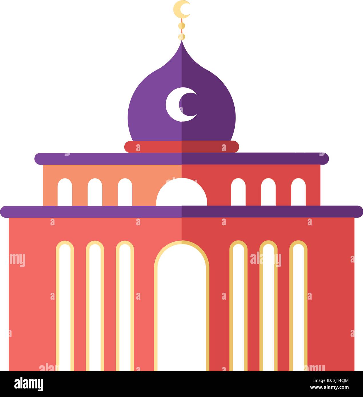 islamic mosque facade building icon Stock Vector Image & Art - Alamy