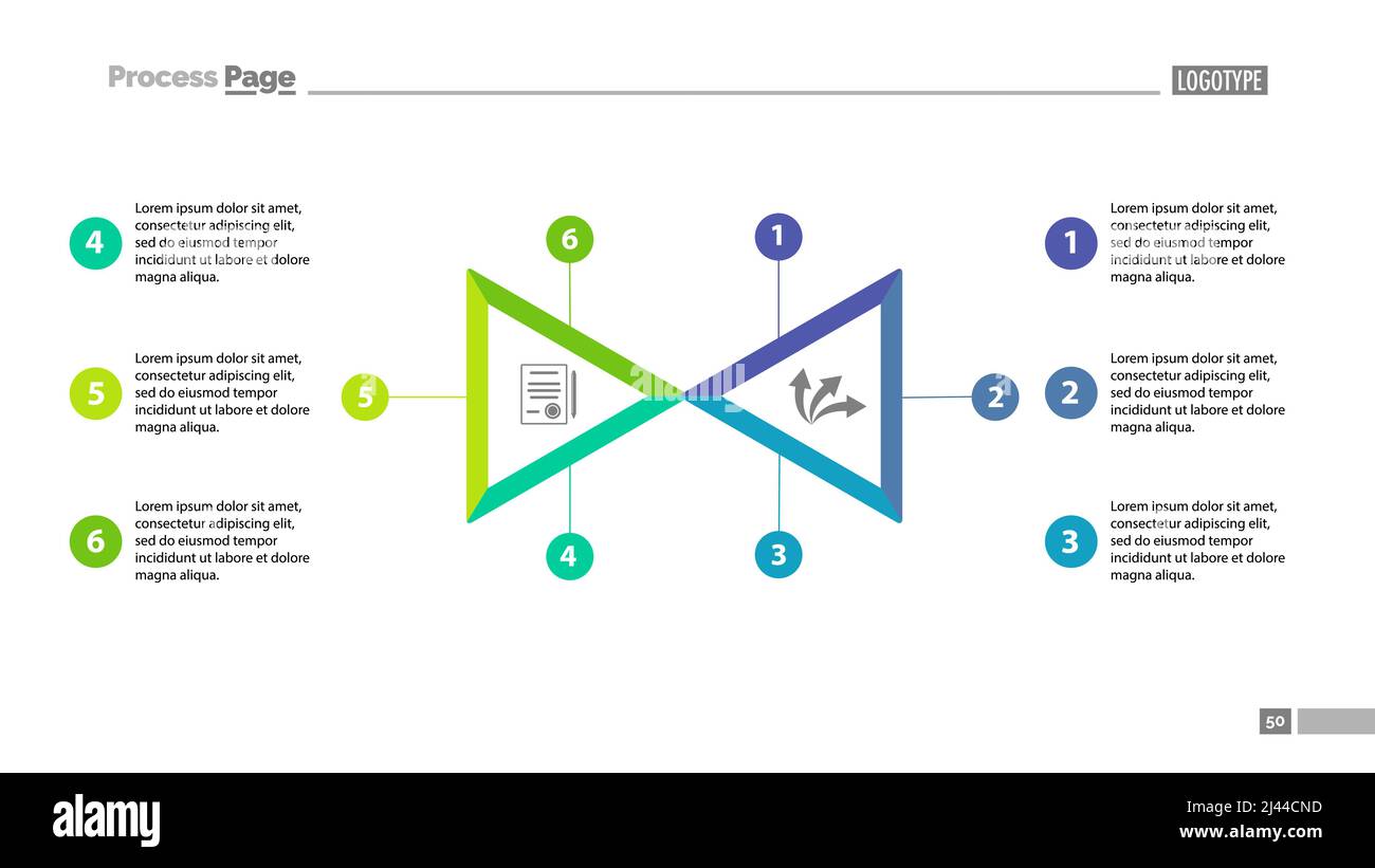 Two triangle segment option chart. Element of diagram, infographic ...