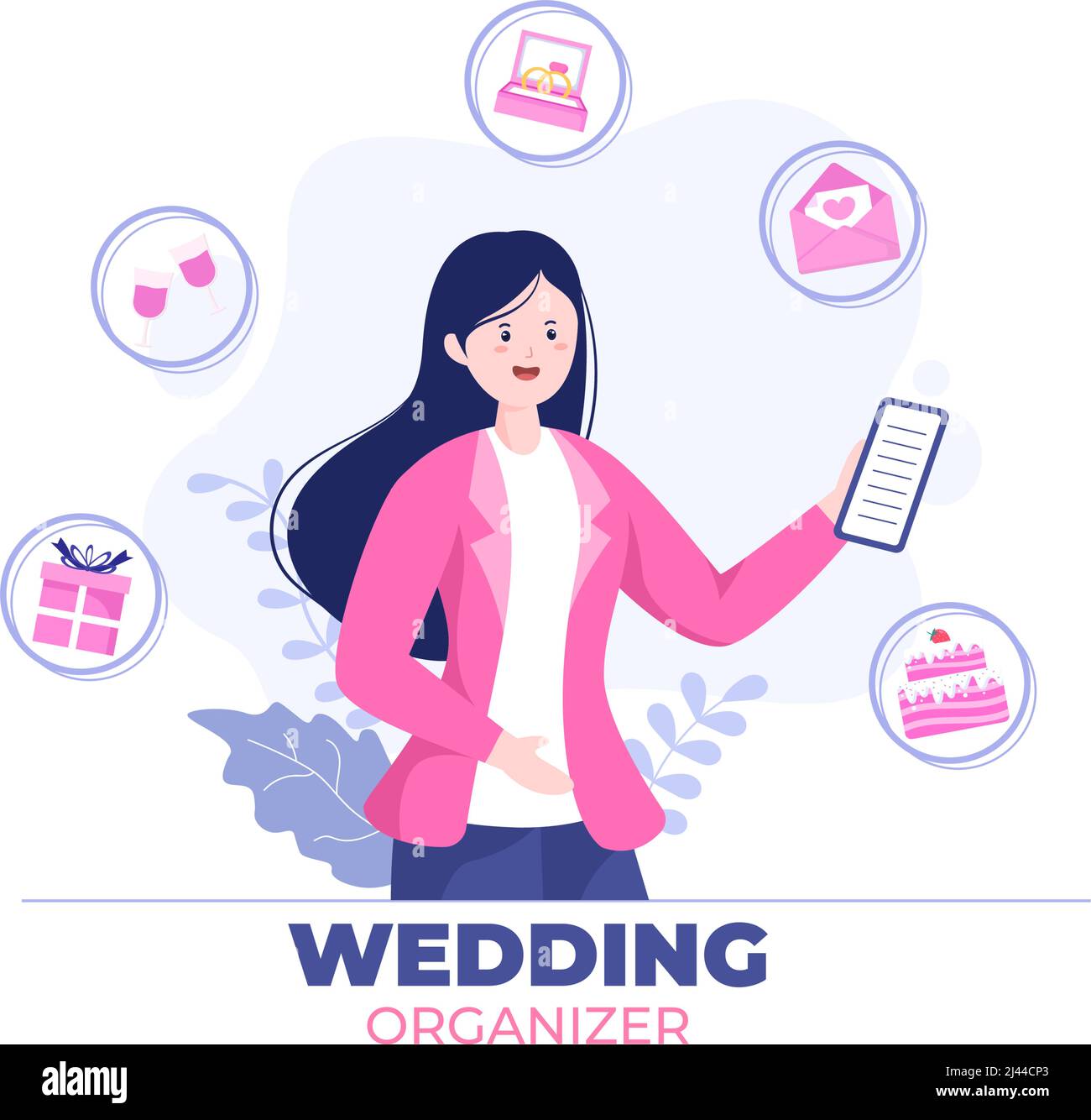 Wedding Organizer Providing Decoration Service or Making Plans Before ...