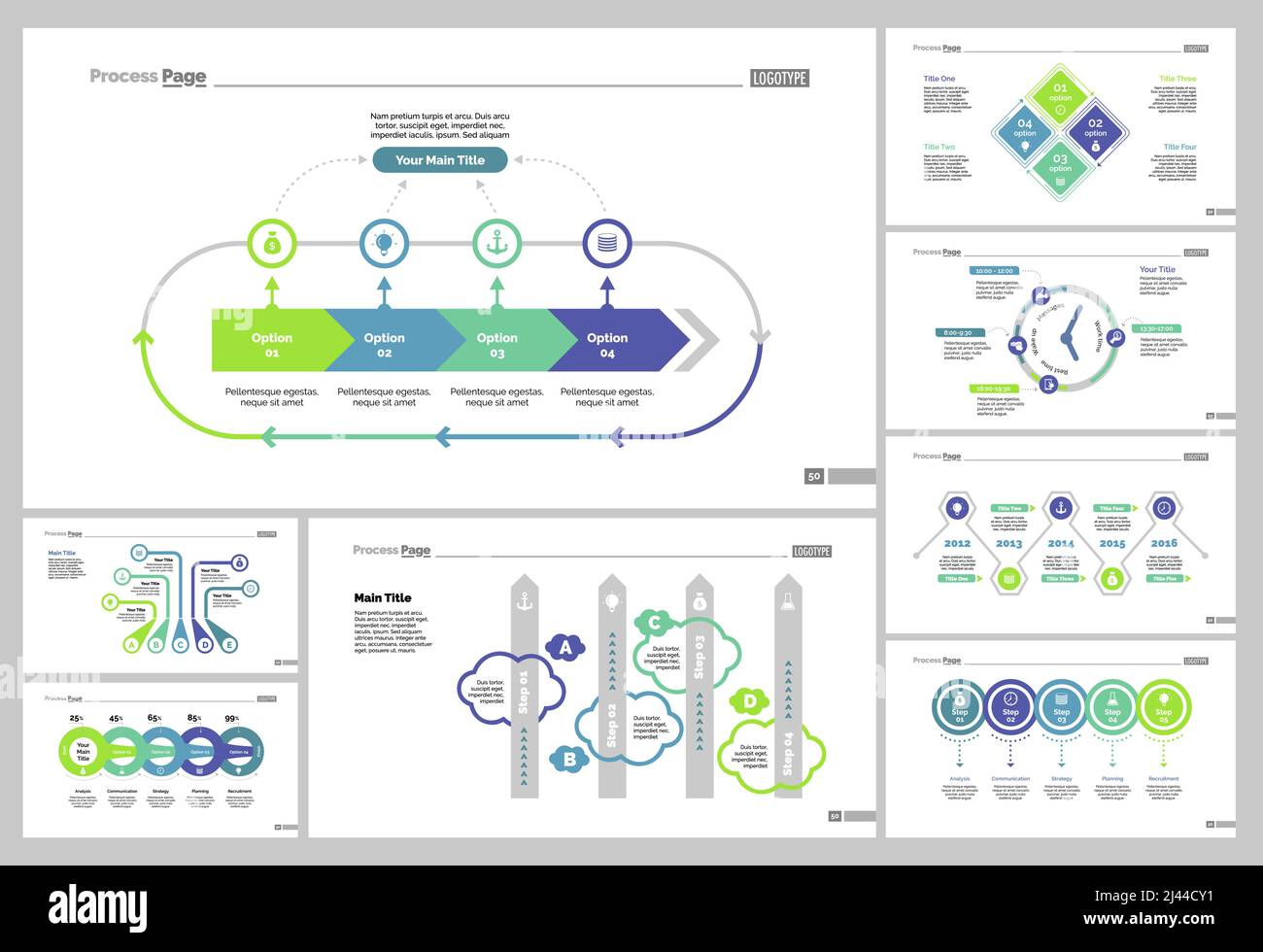 Infographic design set can be used for workflow layout, diagram, annual ...