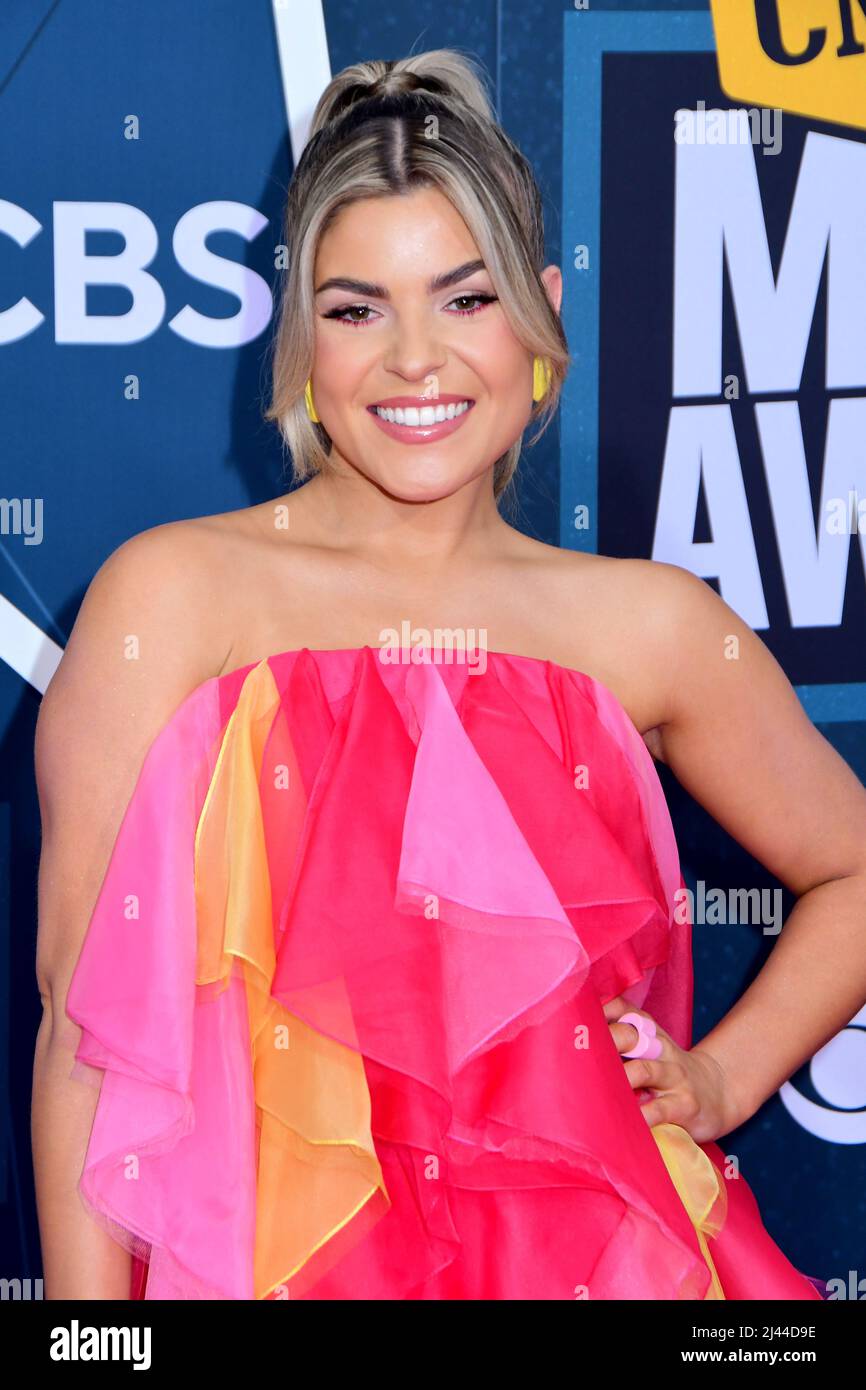11 April 2022 - Nashville, Tennessee - Tenille Arts. 2022 CMT Music ...