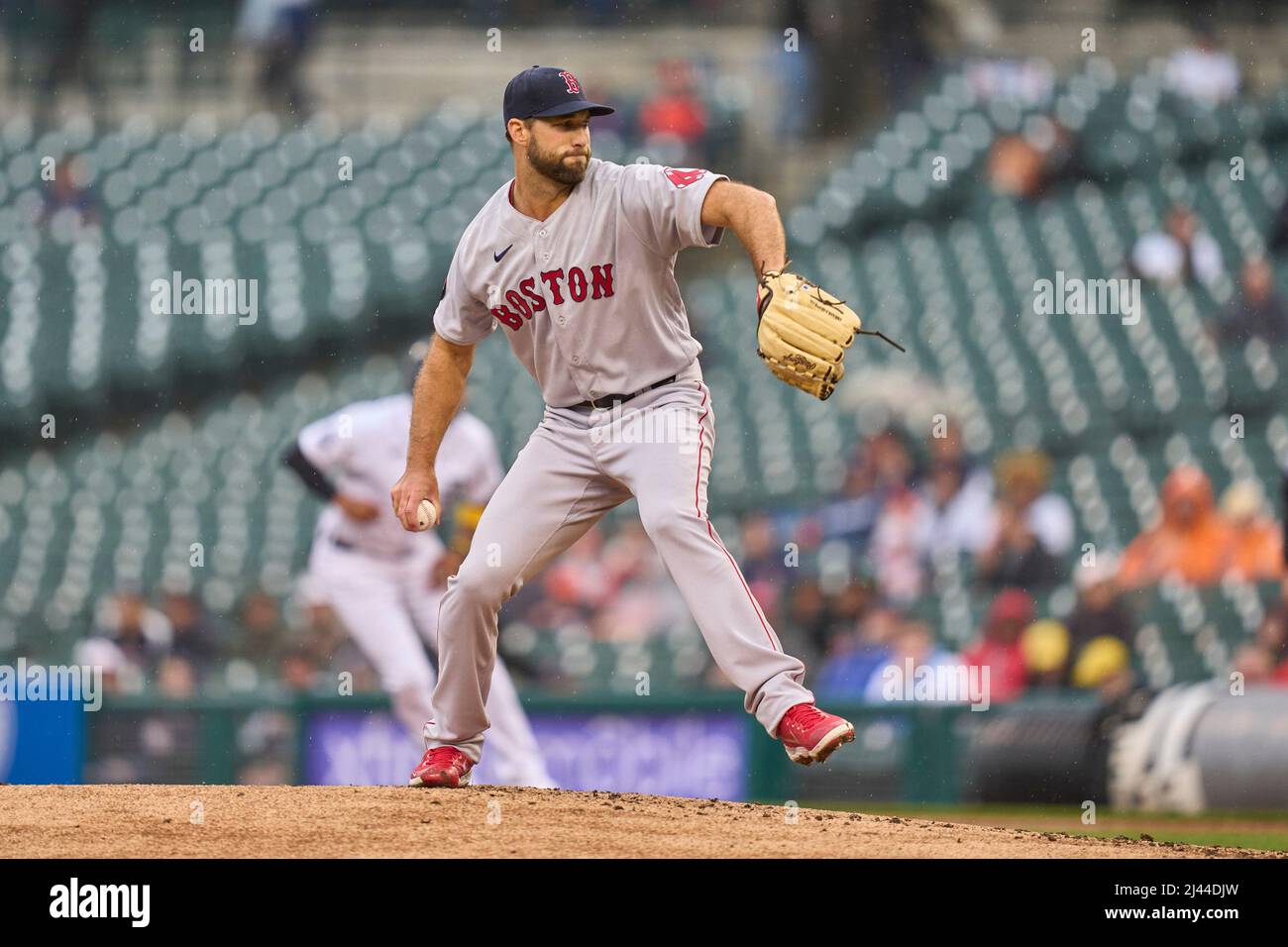 April 11 2022: Boston pitcher Michael Wacha (52) throws a pitch during ...
