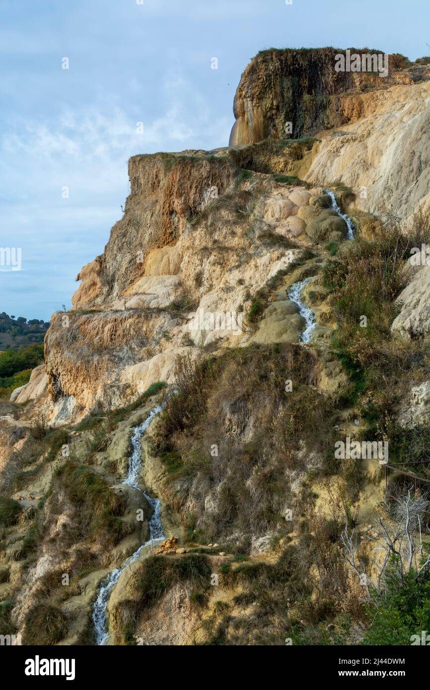 Ancient hot thermal springs and pool in nature park Dei Mulini, Bagno ...