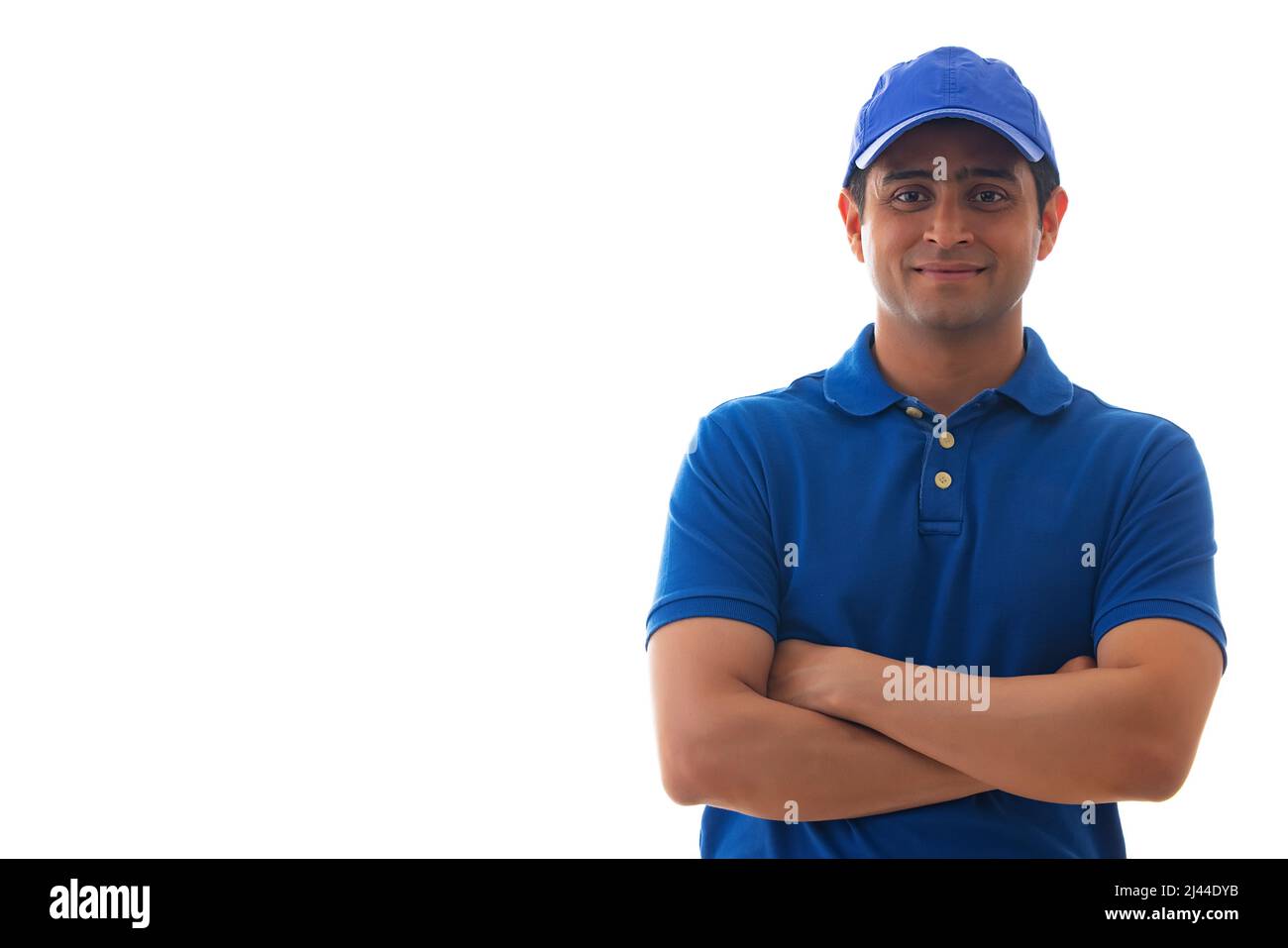 Male indian delivery boy Cut Out Stock Images & Pictures - Alamy