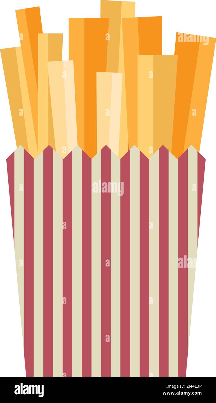 french fries fast food icon Stock Vector Image & Art - Alamy